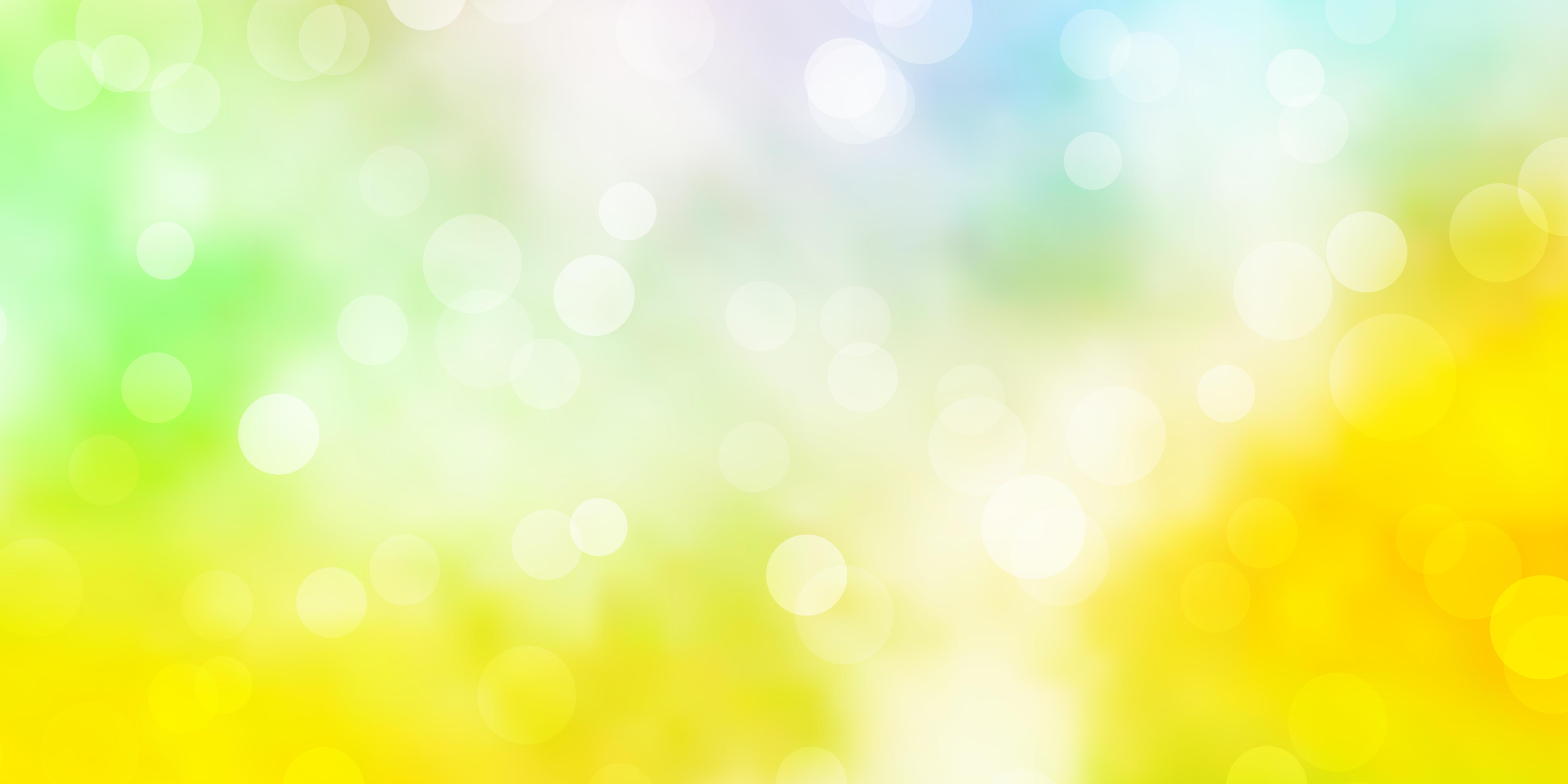 Light Multicolor vector background with bubbles Modern abstract ...