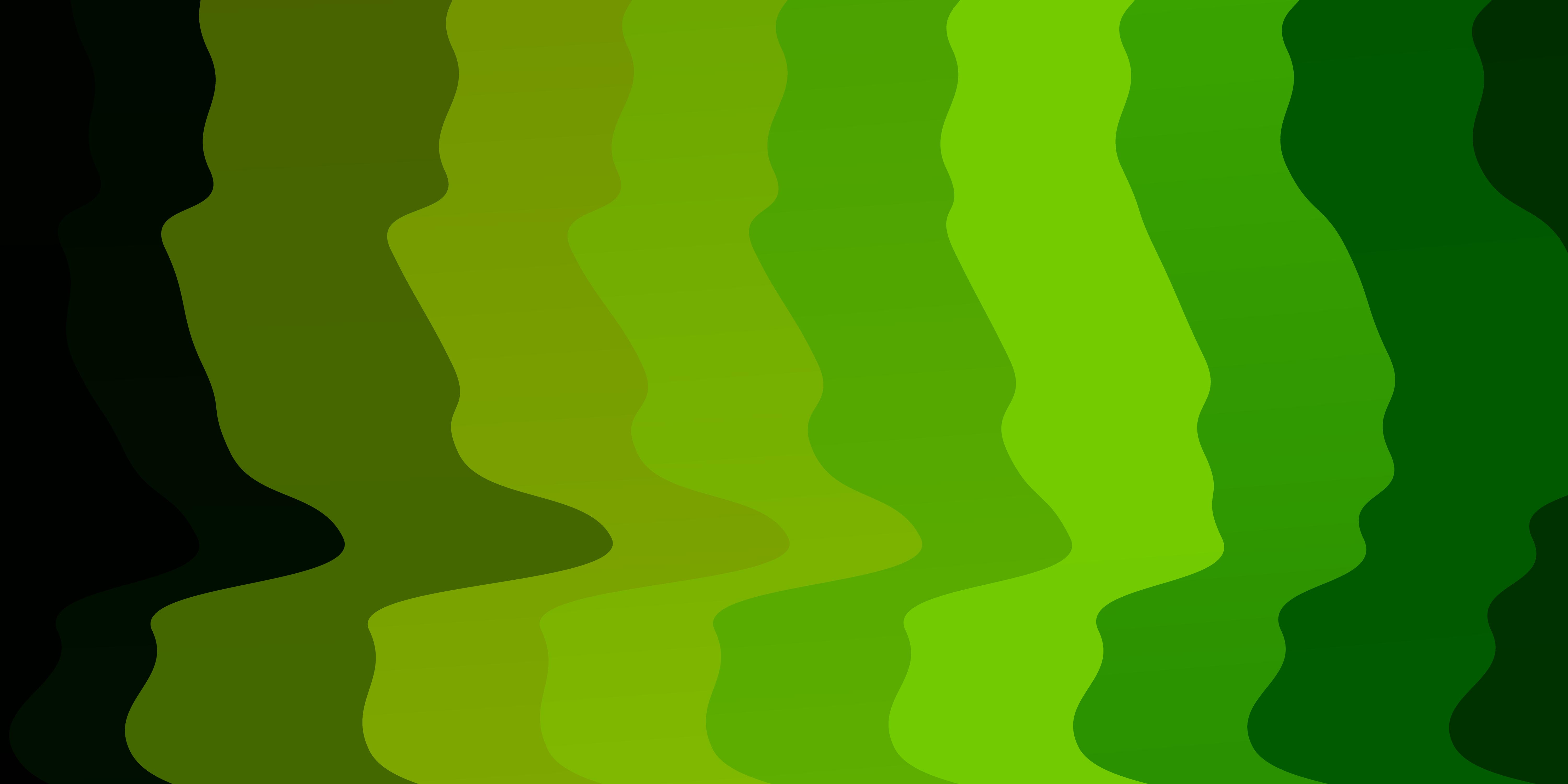 Light Green Yellow Vector Pattern With Wry Lines Colorful Geometric Sample With Gradient Curves