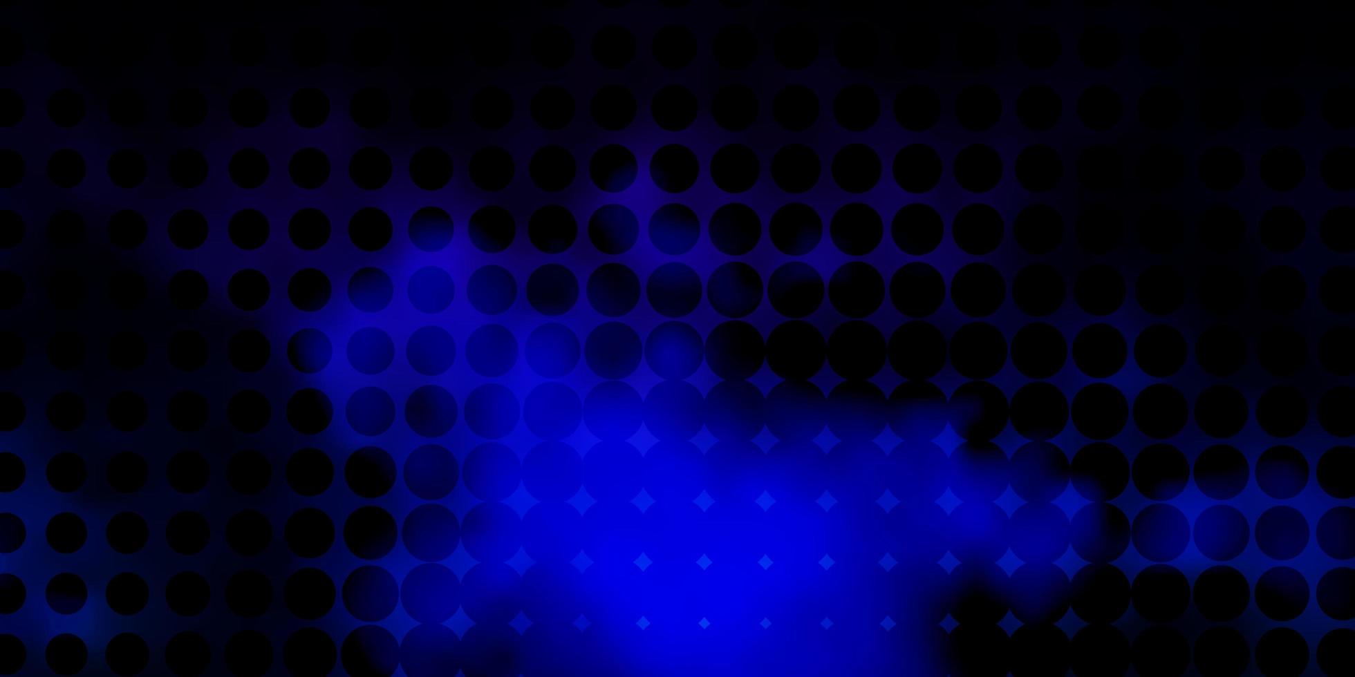 Dark Multicolor Vector Template With Circles Abstract Colorful Disks On Simple Gradient