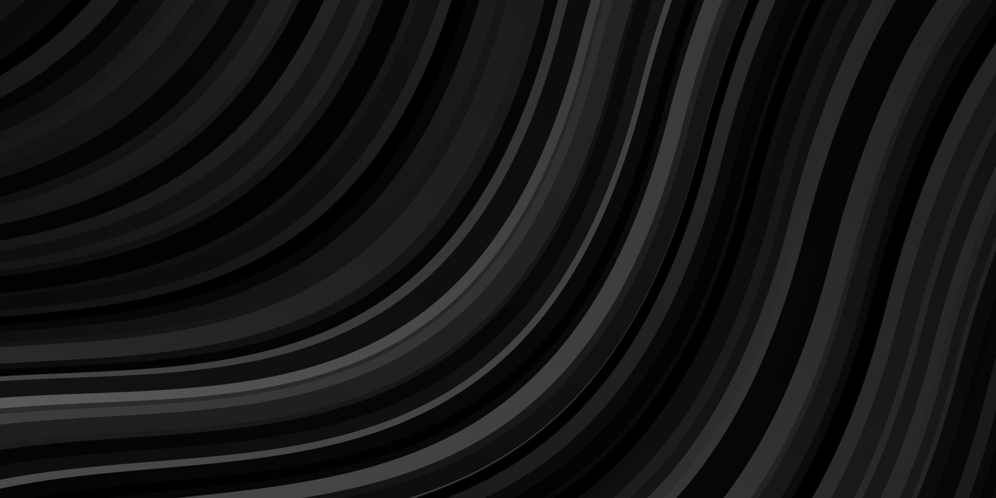 Light Gray Vector Pattern With Curves Abstract Illustration With Bandy Gradient Lines Pattern