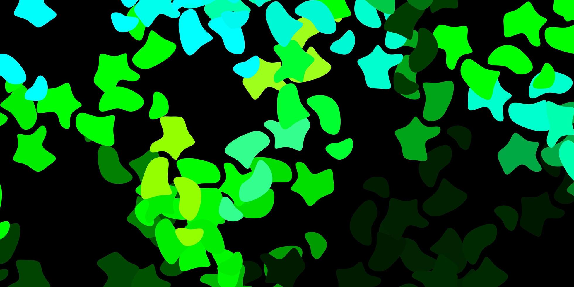 Dark Blue Green Vector Template With Abstract Forms 2537654 Vector Art