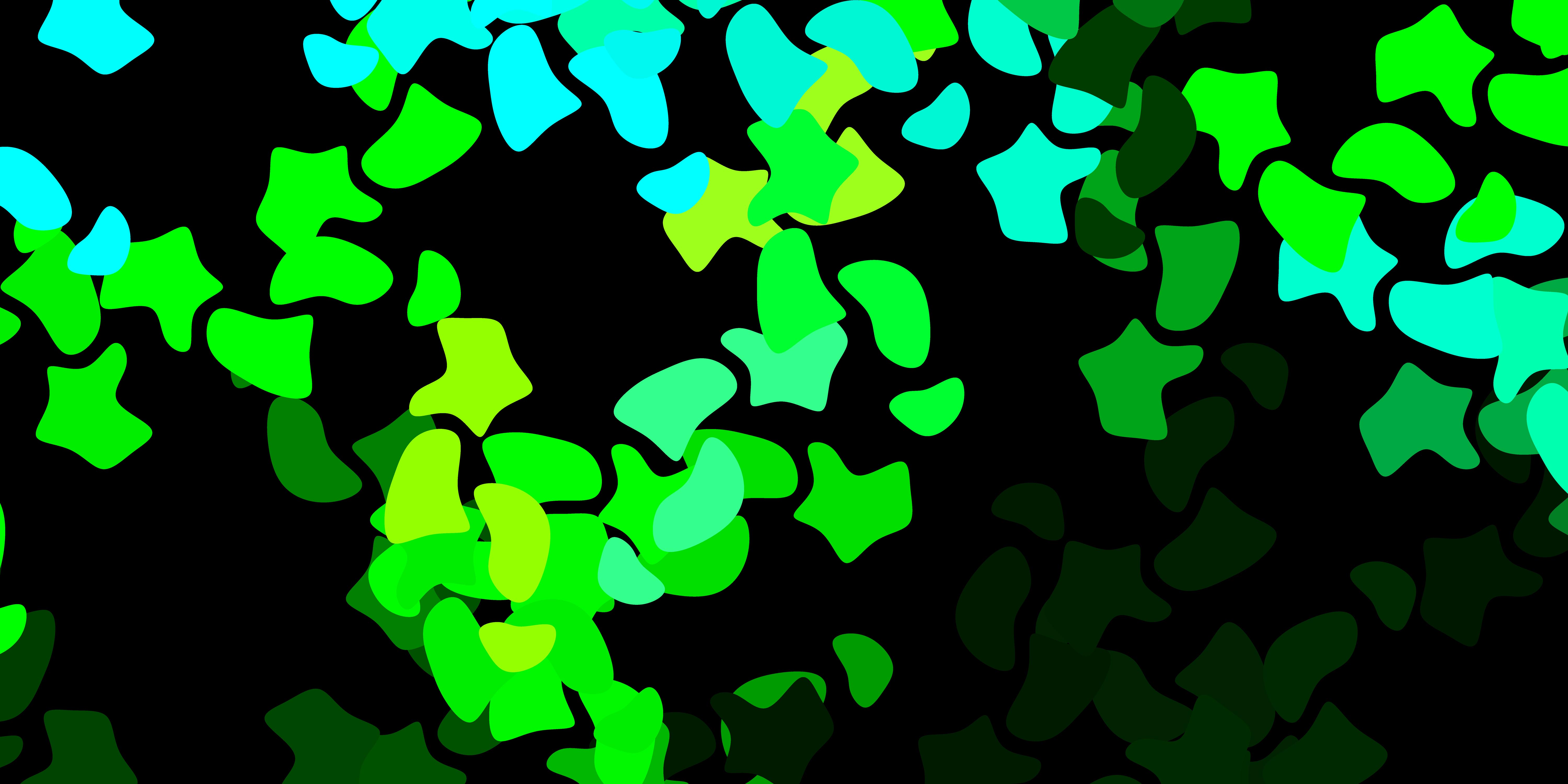 Dark Blue Green Vector Template With Abstract Forms 2537654 Vector Art