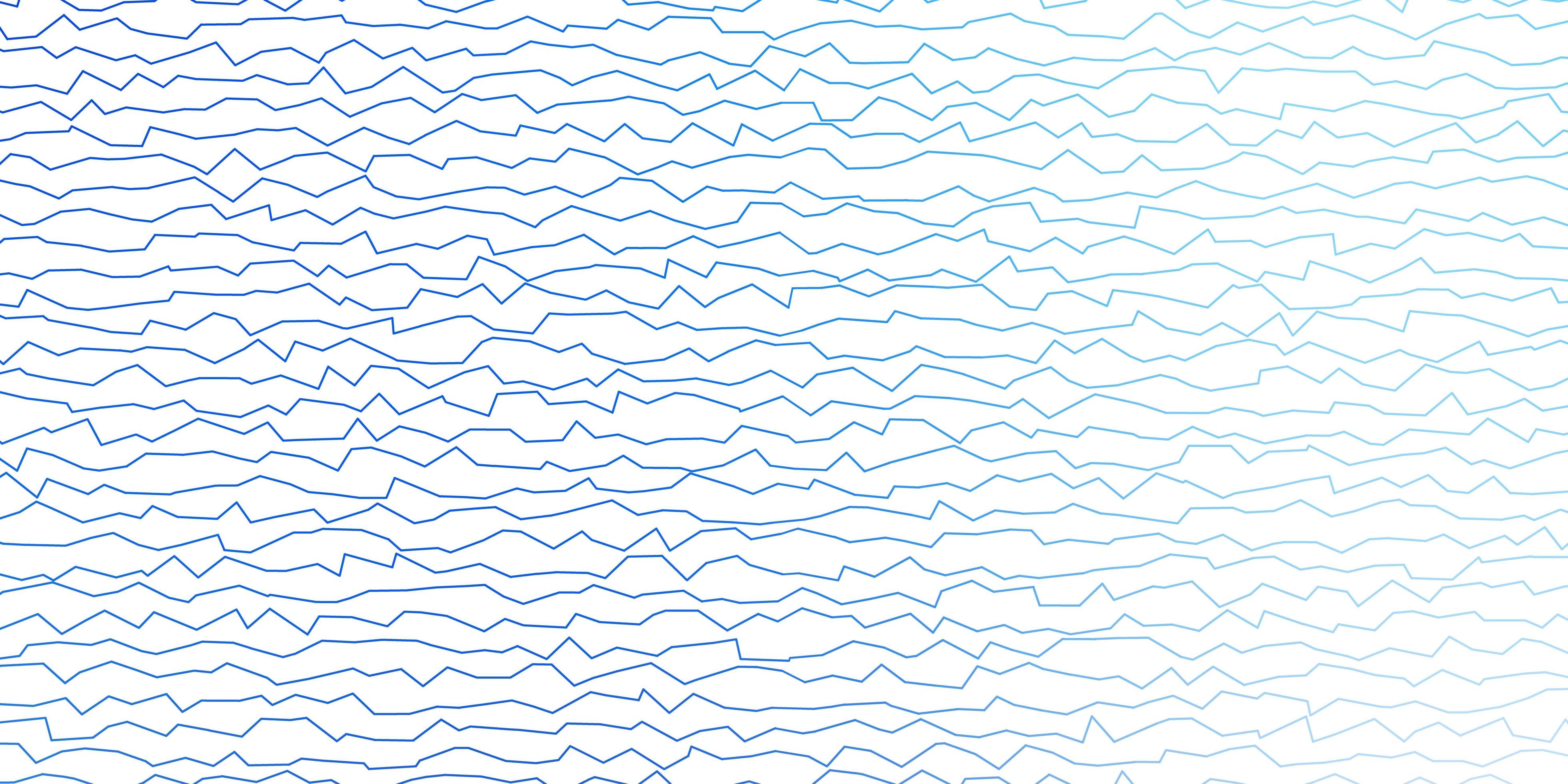 Dark Blue Yellow Vector Texture With Wry Lines Abstract Gradient Illustration With Wry Lines