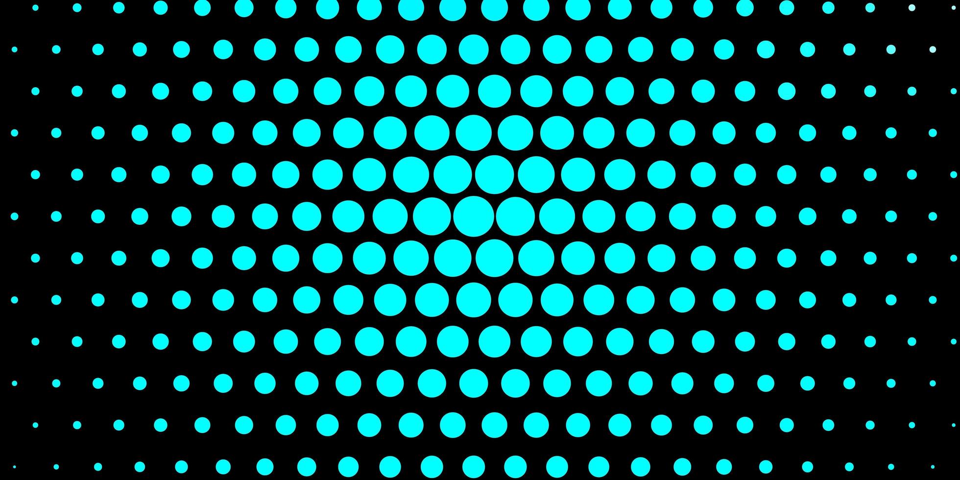 Dark Blue Vector Texture With Disks Abstract Decorative Design In Gradient Style With Bubbles