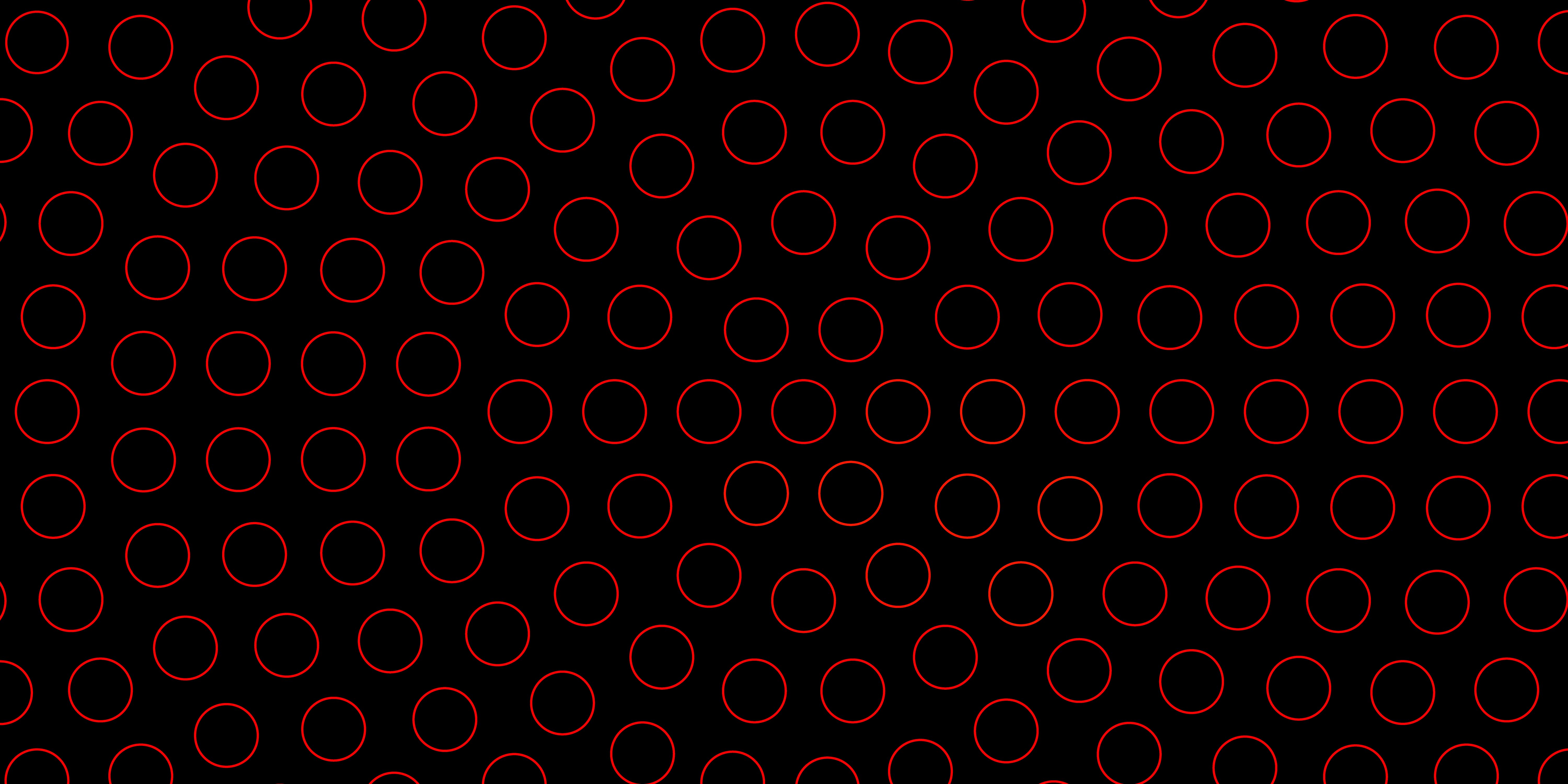 Dark Red Yellow Vector Background With Circles Abstract Colorful Disks On Simple Gradient