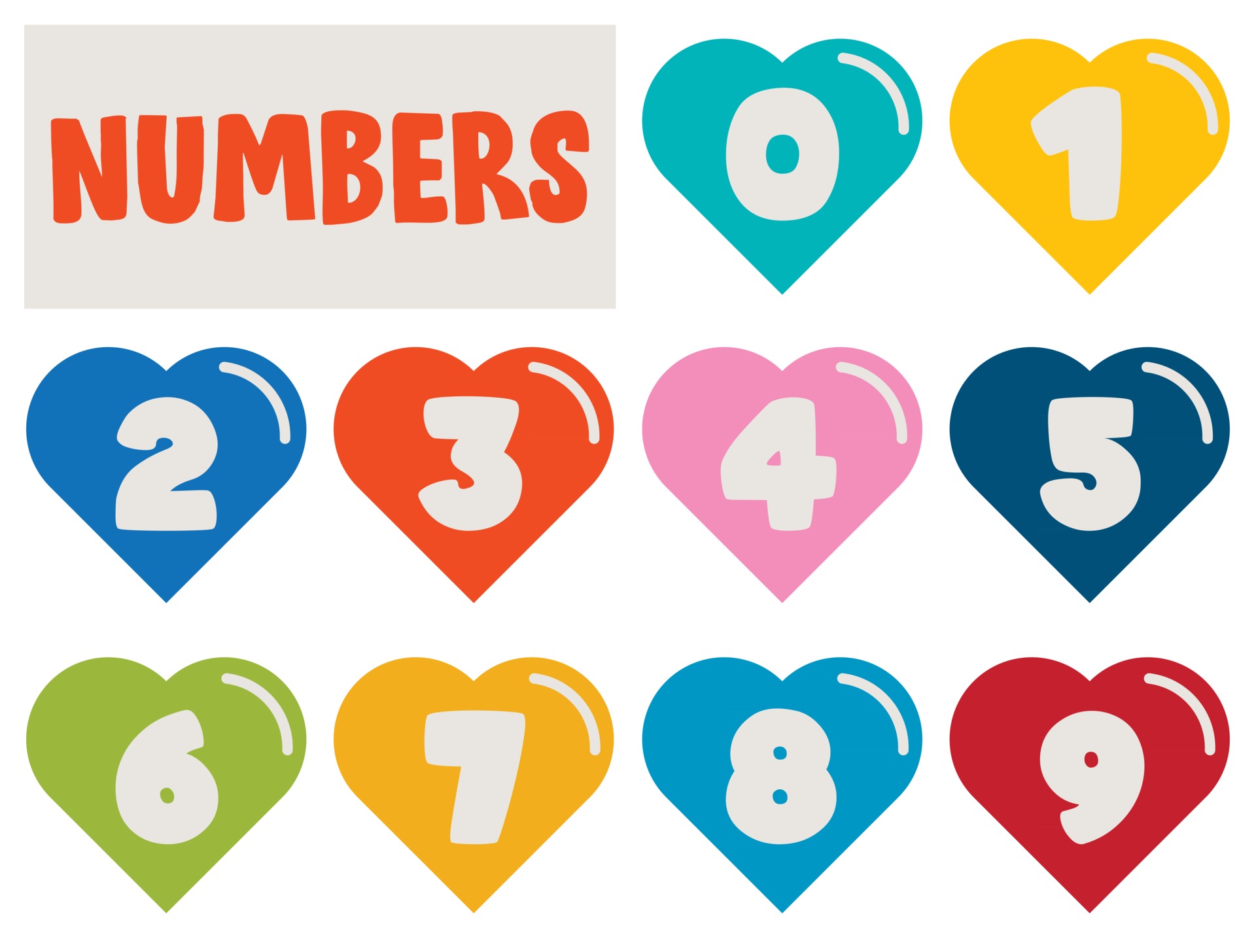 Set Of Numbers For Children Education 2539370 Vector Art At Vecteezy Set Of Numbers For Children Education 2539370 Vector Art At Vecteezy