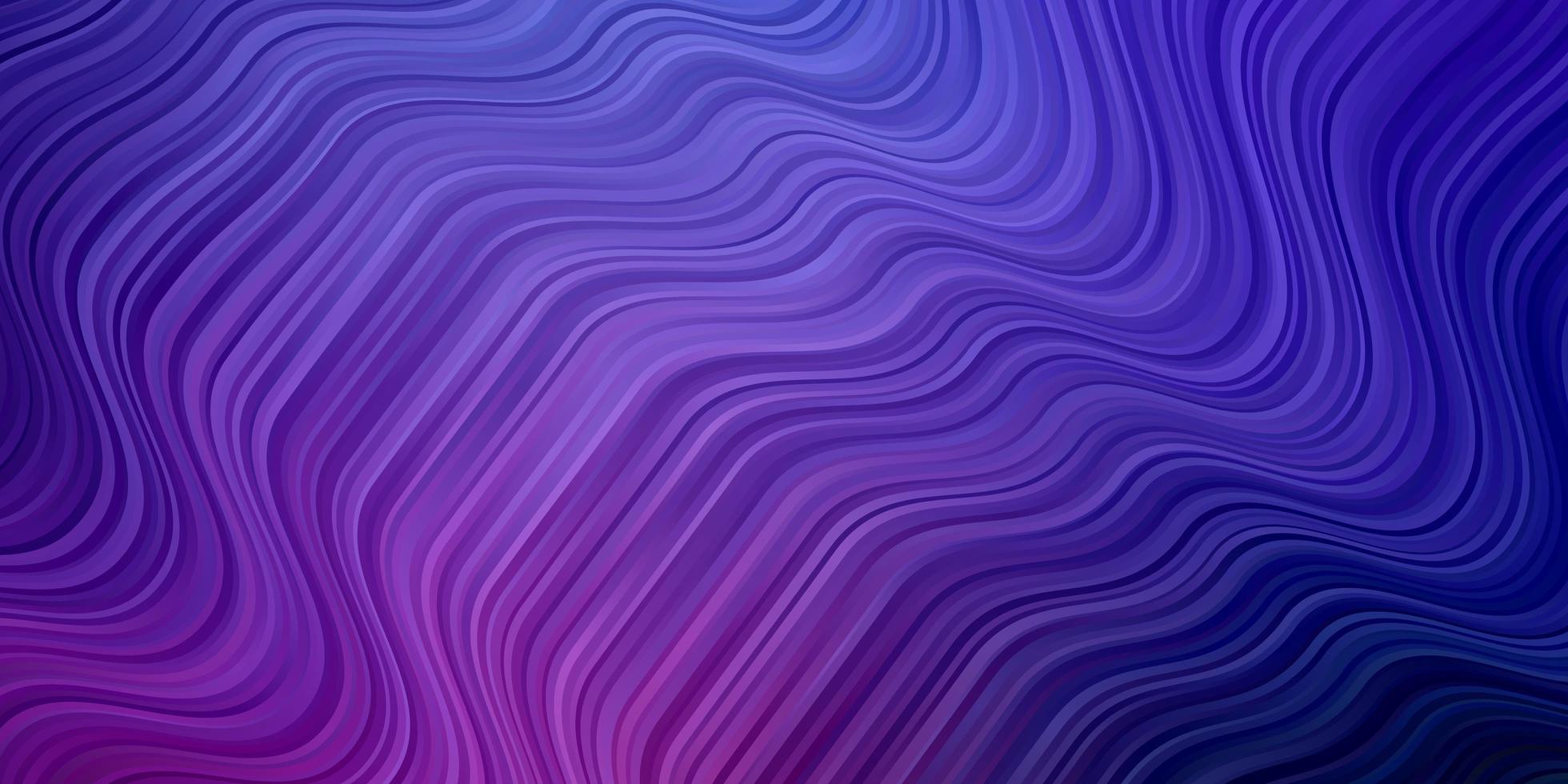 Light Purple Pink Vector Layout With Wry Lines Abstract Illustration With Bandy Gradient Lines