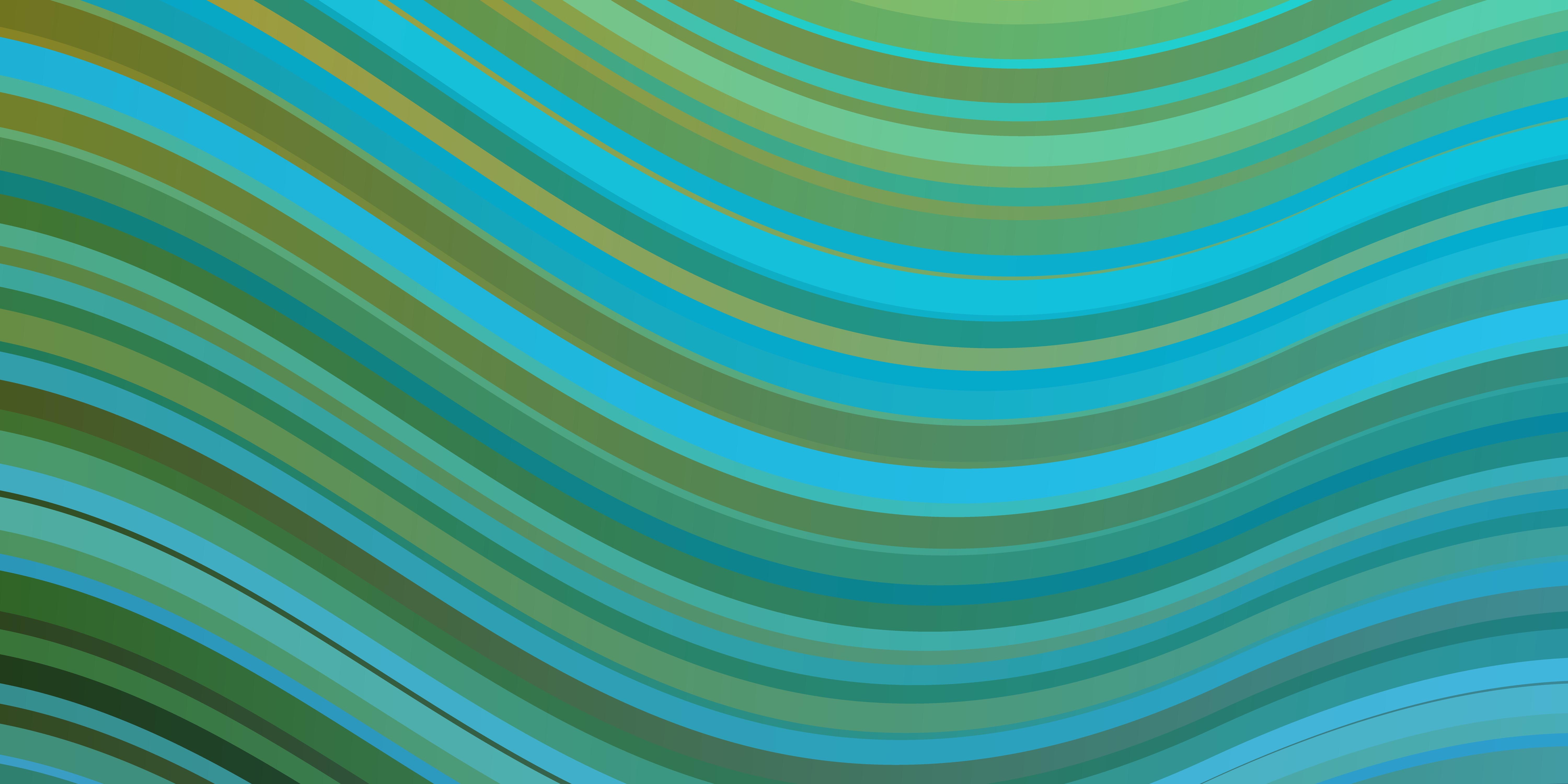 Light Blue Yellow Vector Template With Wry Lines Illustration In Abstract Style With Gradient