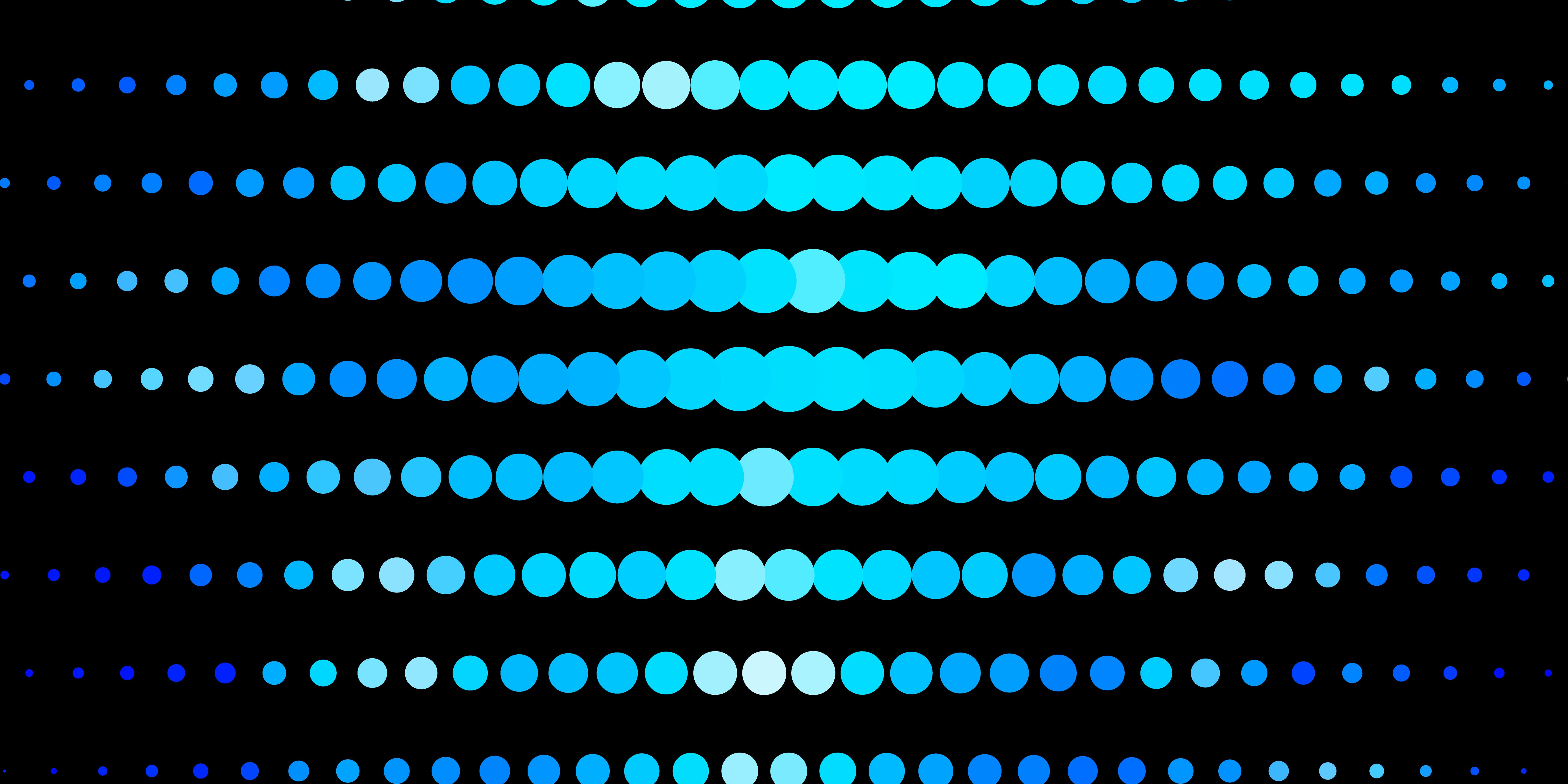 Dark Blue Vector Texture With Disks Illustration With Set Of Shining Colorful Abstract Spheres