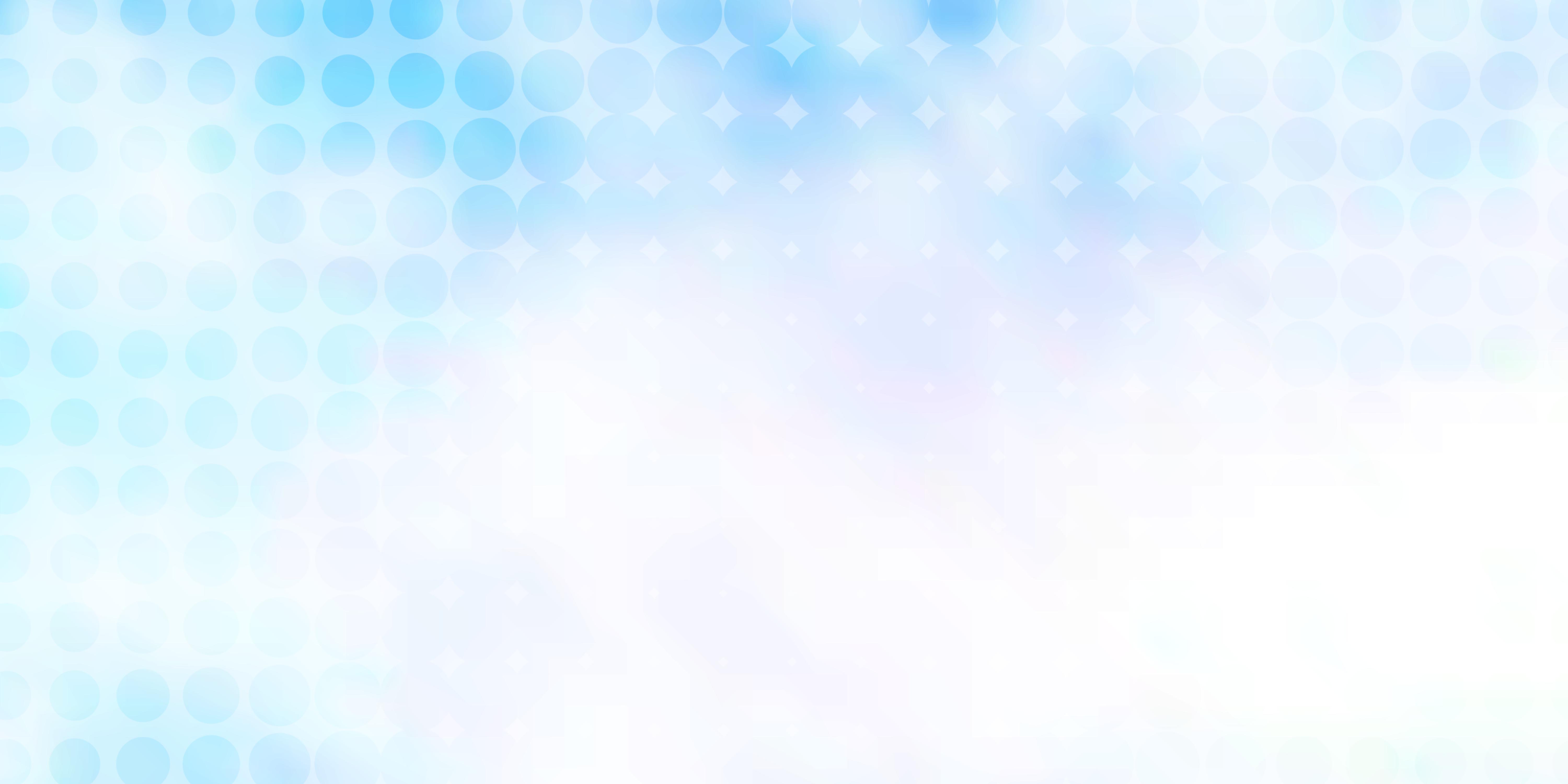 Light Blue Vector Layout With Circles Abstract Colorful Disks On Simple Gradient Background