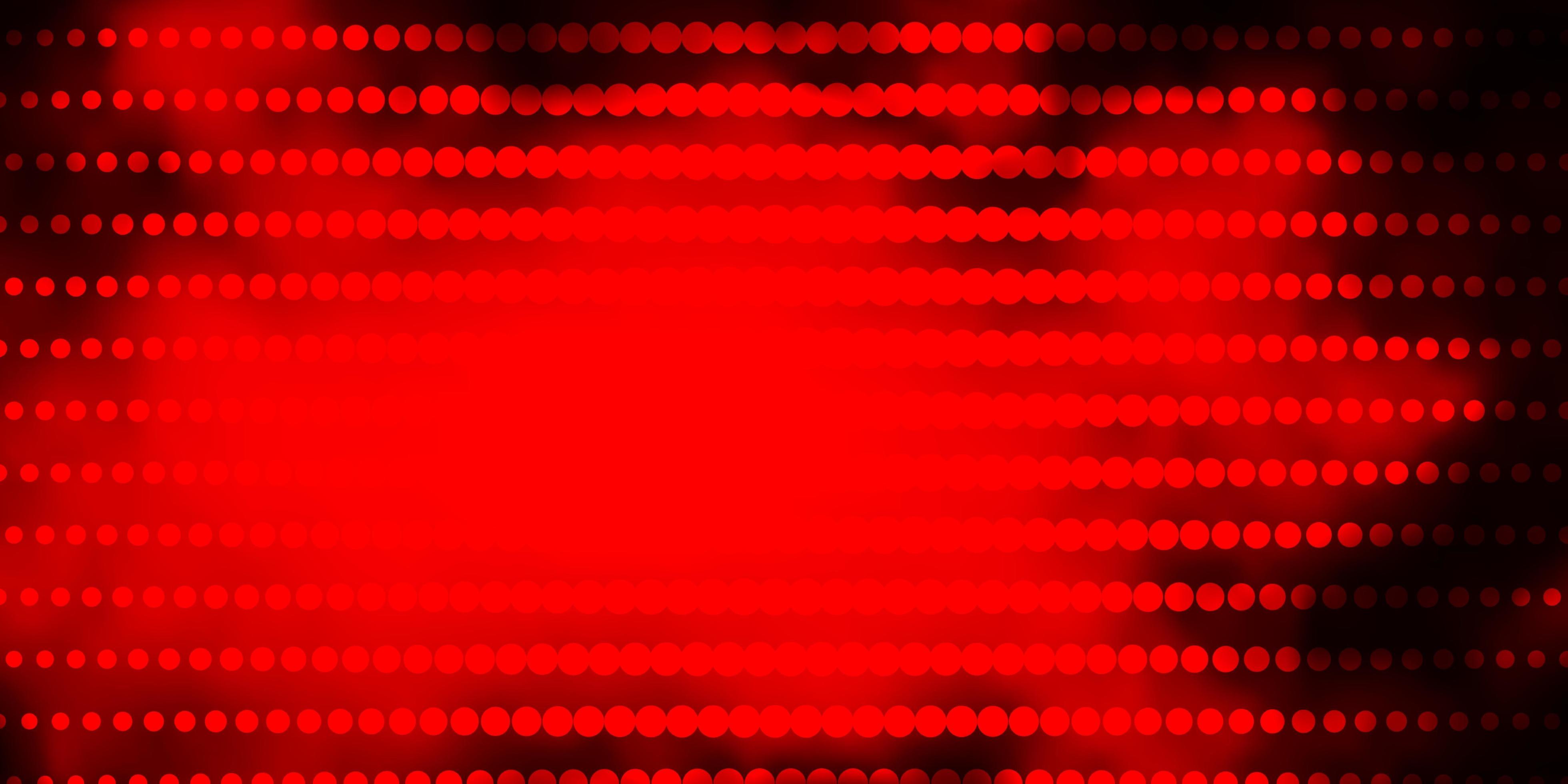 Dark Red Vector Pattern With Circles Abstract Decorative Design In Gradient Style With Bubbles