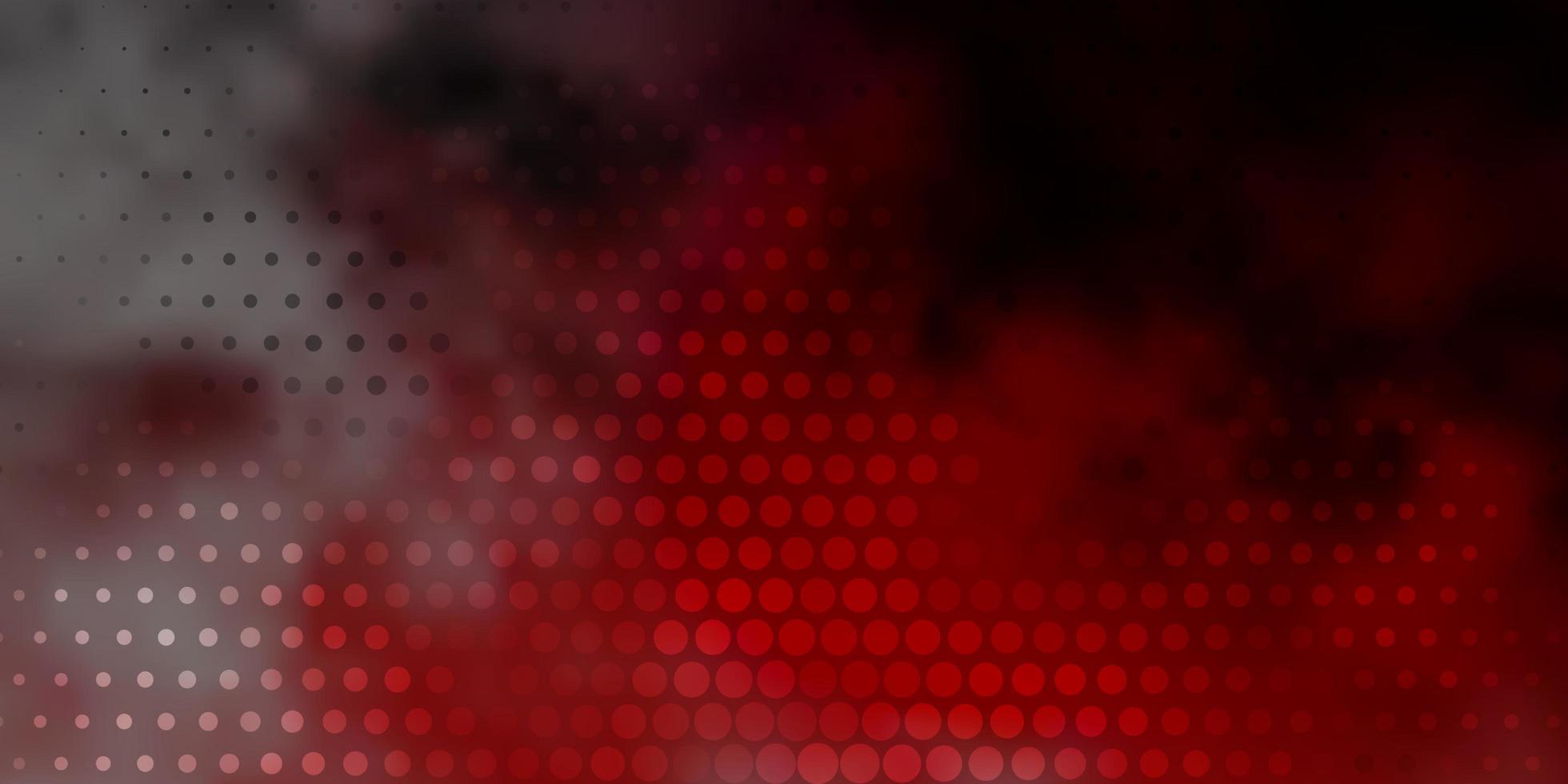 Dark Red Vector Template With Circles Glitter Abstract Illustration With Colorful Drops Pattern