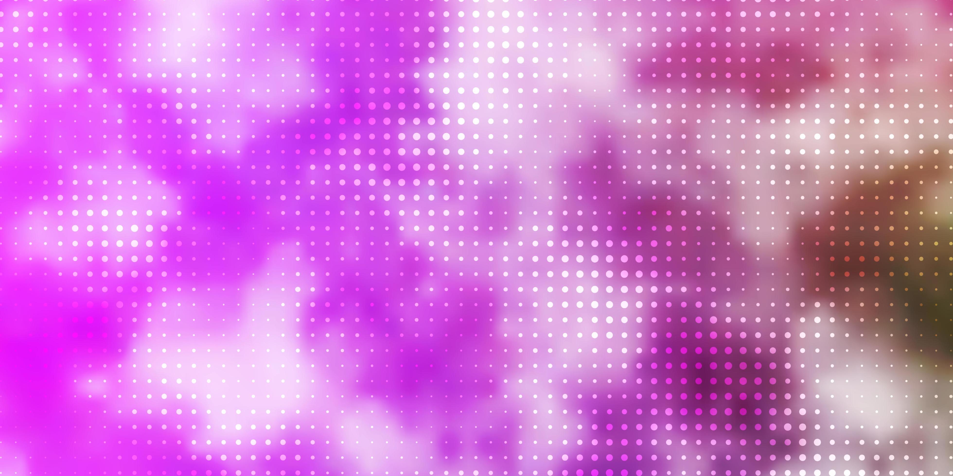 Fondo De Vector Verde Rosa Claro Con Círculos Discos De Colores