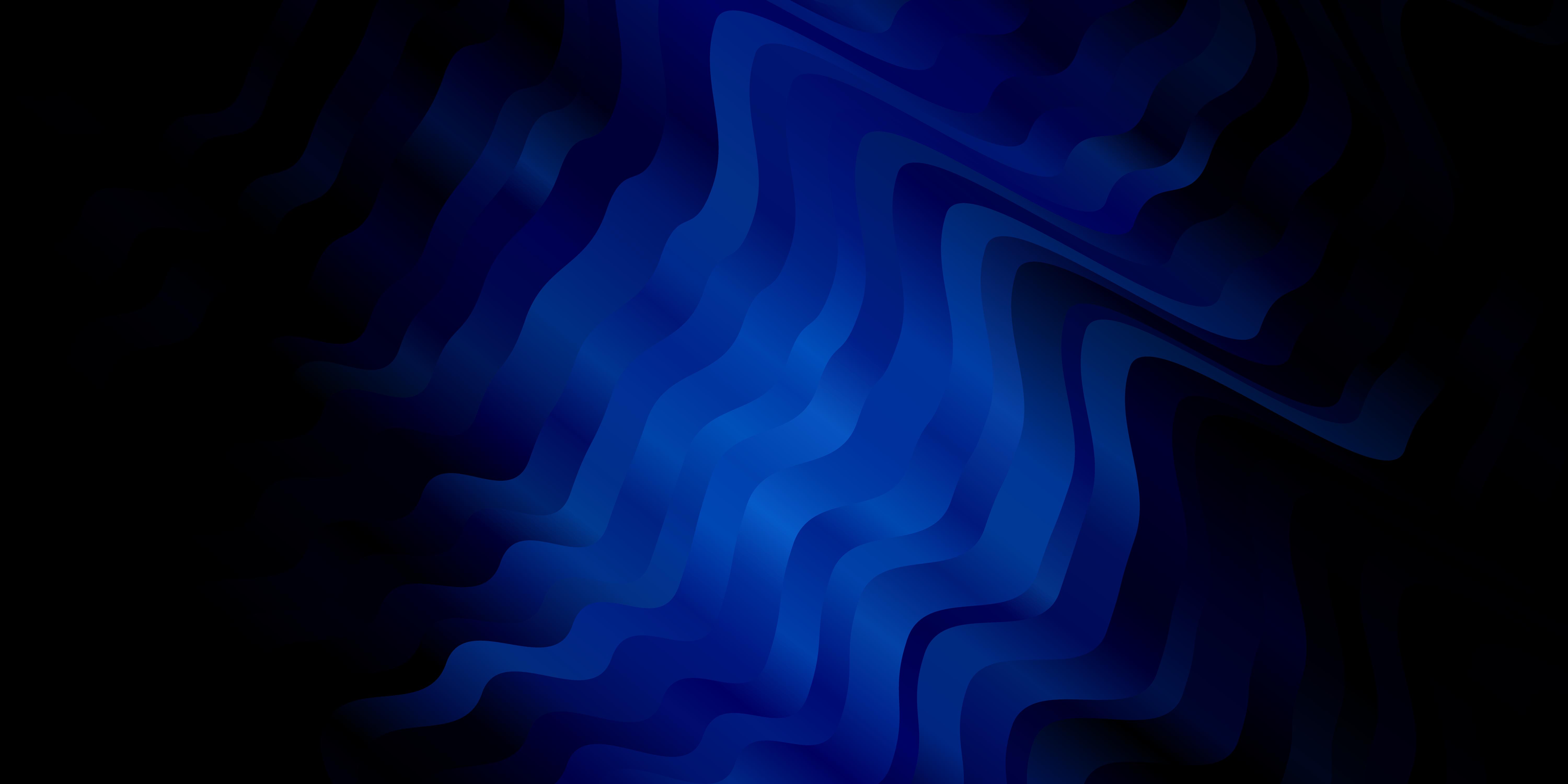 Dark Blue Vector Background With Bent Lines Colorful Abstract Illustration With Gradient Curves
