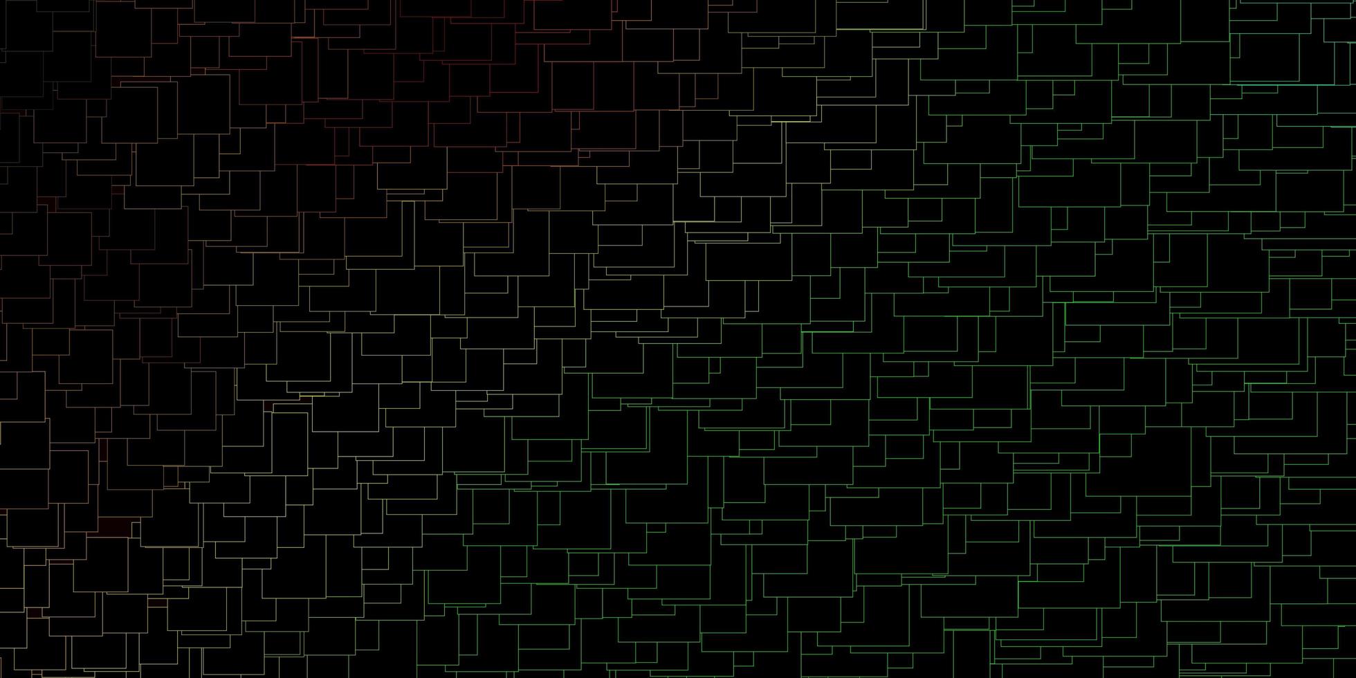 Dark Multicolor Vector Pattern In Square Style Modern Design With Rectangles In Abstract Style
