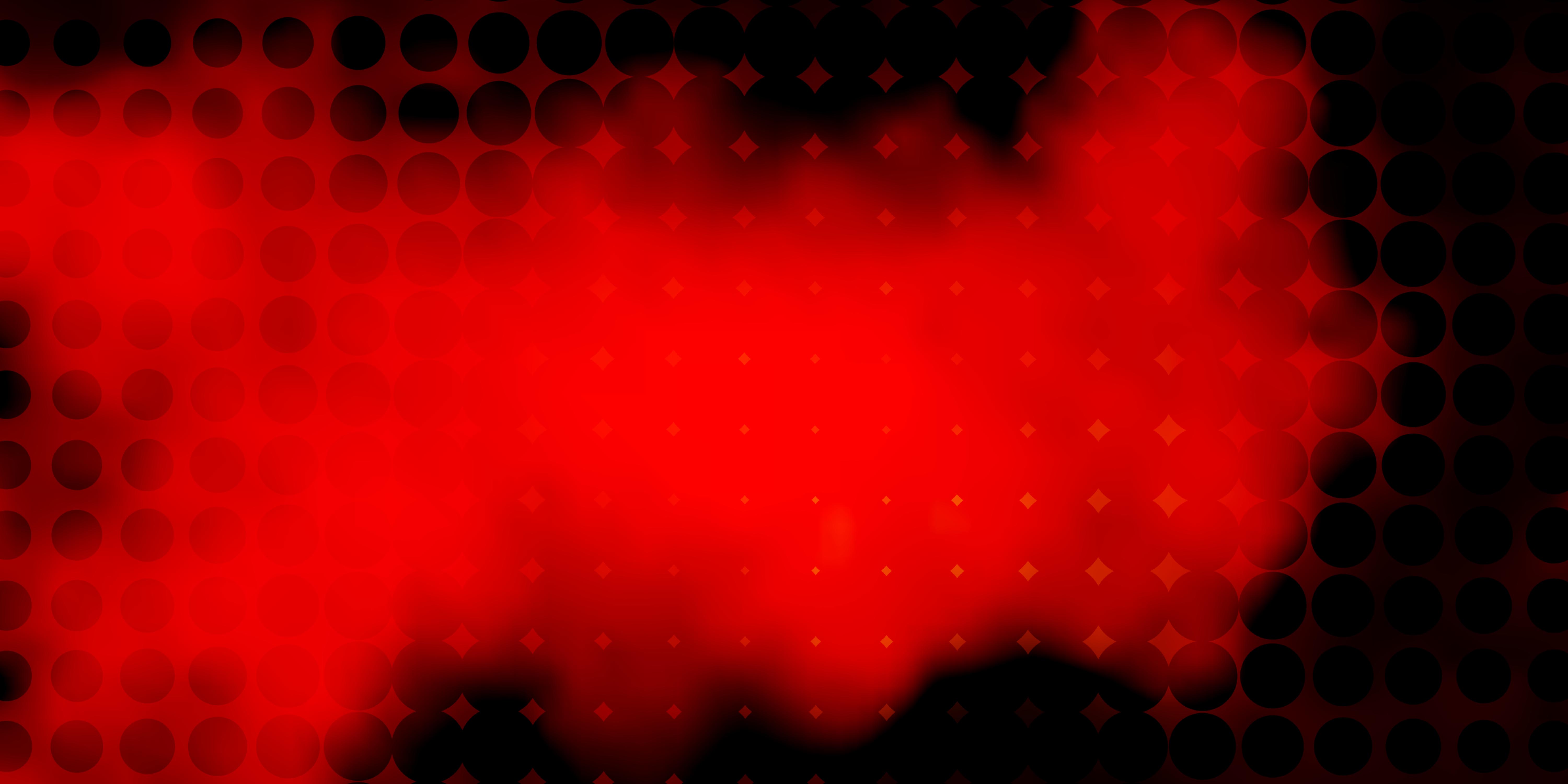 Dark Orange Vector Background With Spots Abstract Colorful Disks On Simple Gradient Background