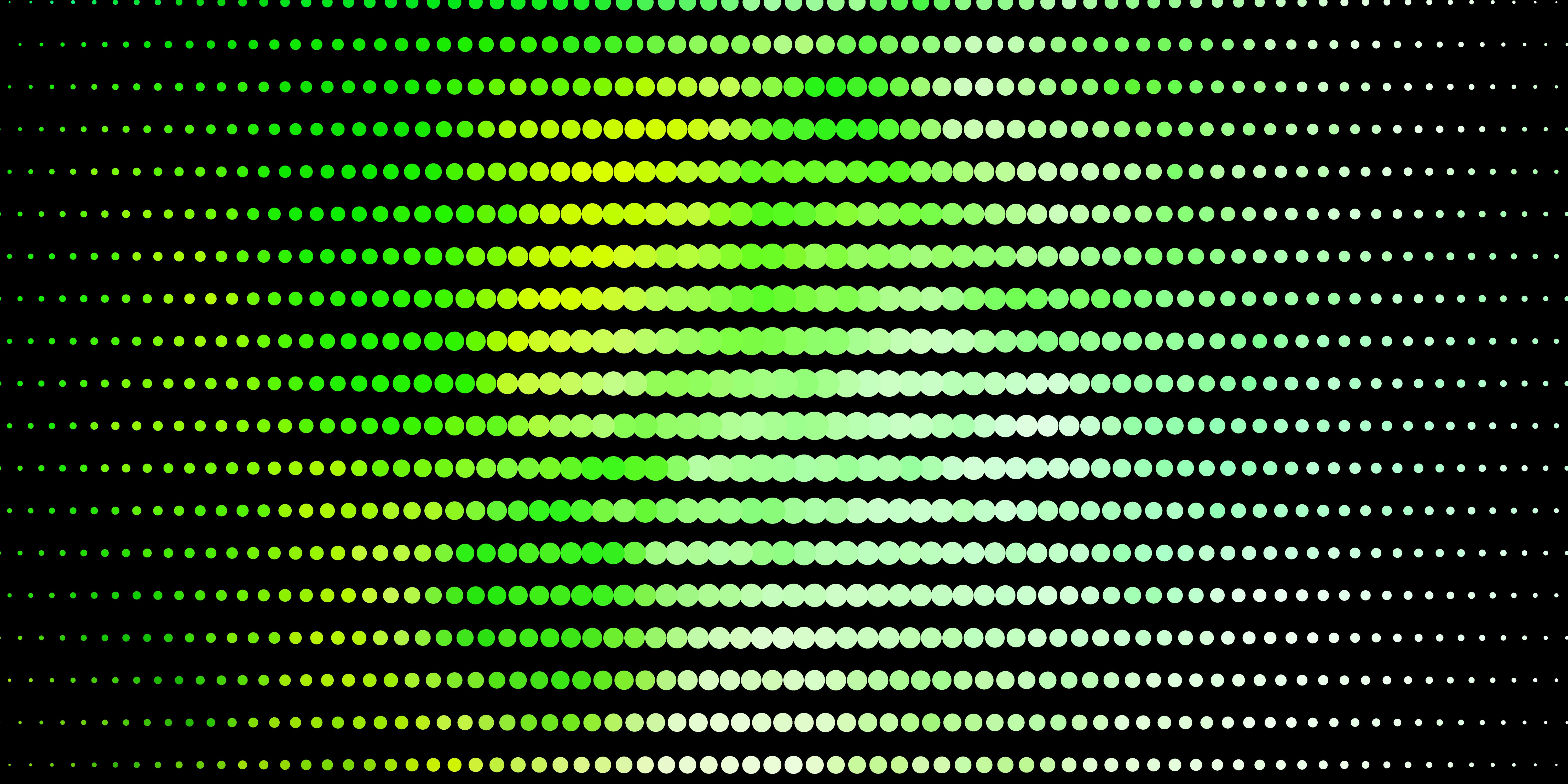 Plantilla De Vector Verde Azul Claro Con Círculos Discos De Colores