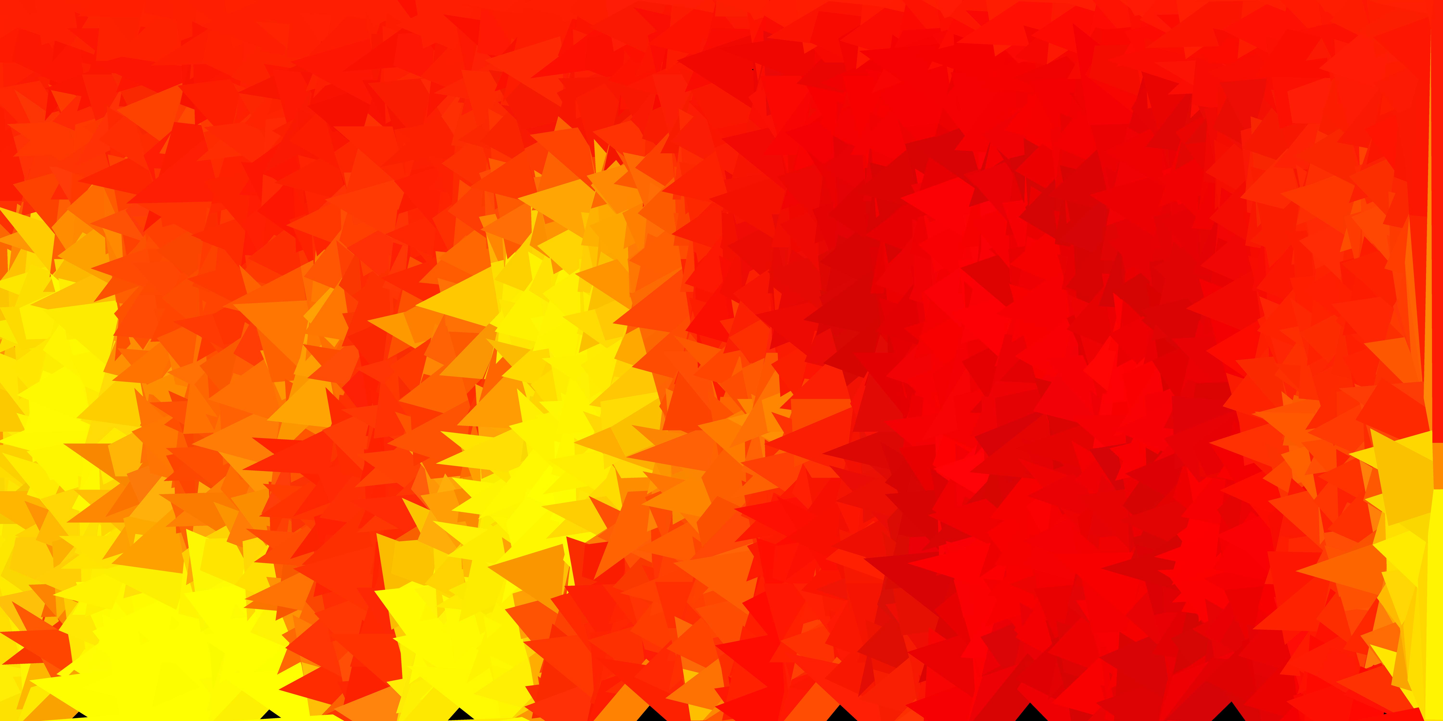 Light Orange Vector Abstract Triangle Pattern 2543882 Vector Art At Vecteezy