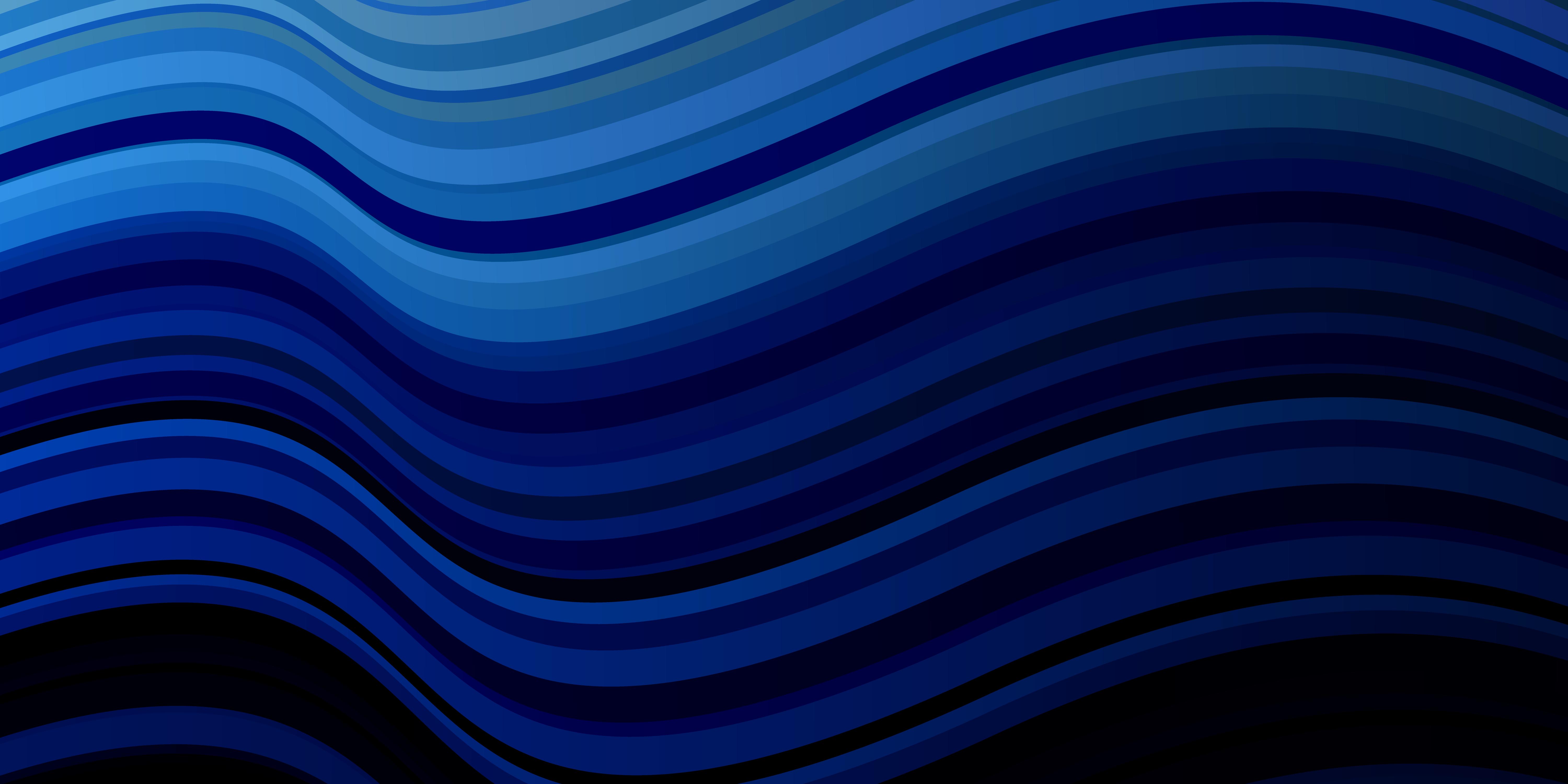 Dark Blue Vector Backdrop With Bent Lines Abstract Gradient Illustration With Wry Lines Pattern