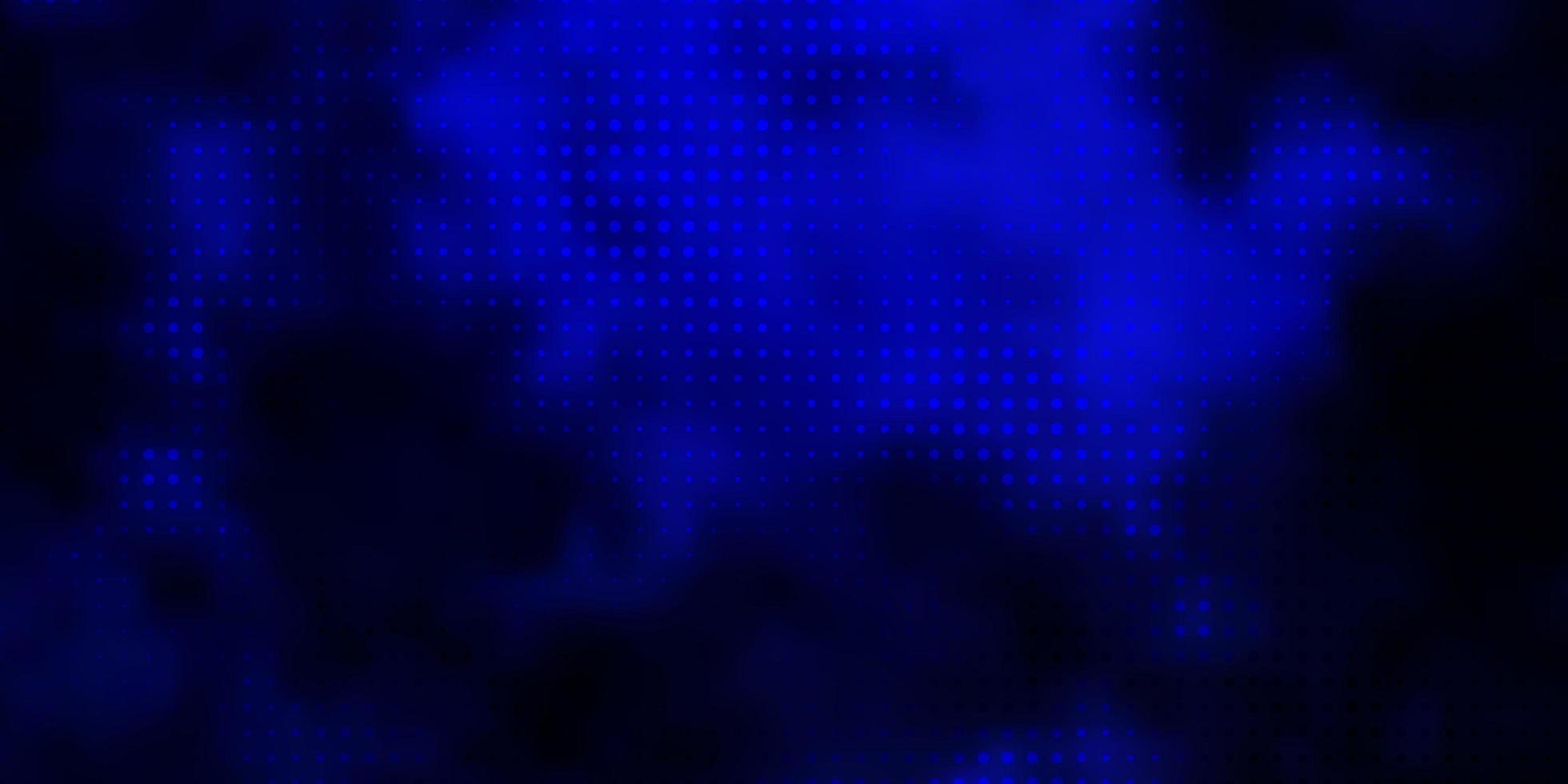 Dark Blue Vector Layout With Circle Shapes Abstract Colorful Disks On Simple Gradient Background