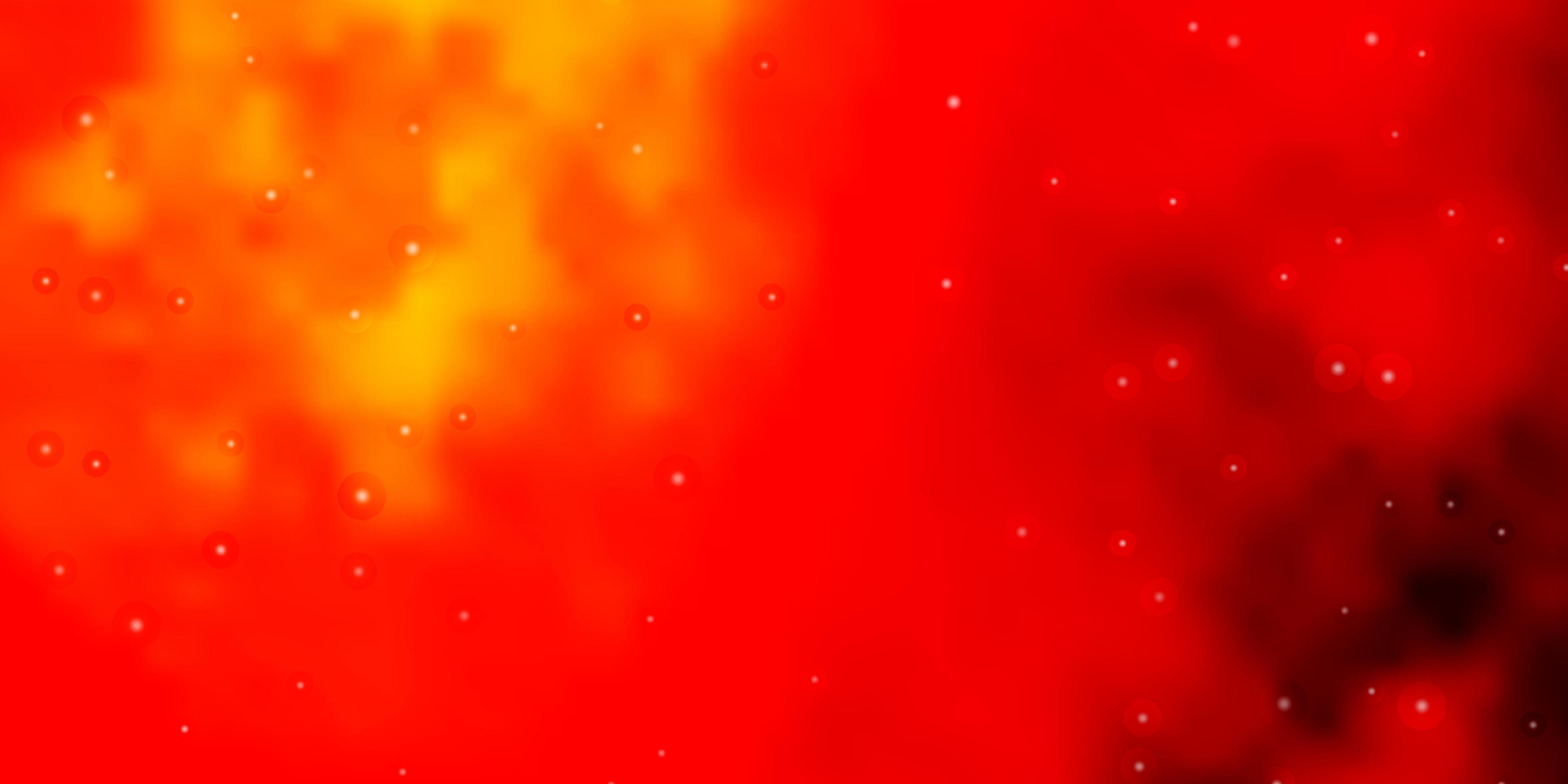 Light Orange Vector Pattern With Abstract Stars Decorative Illustration With Stars On Abstract