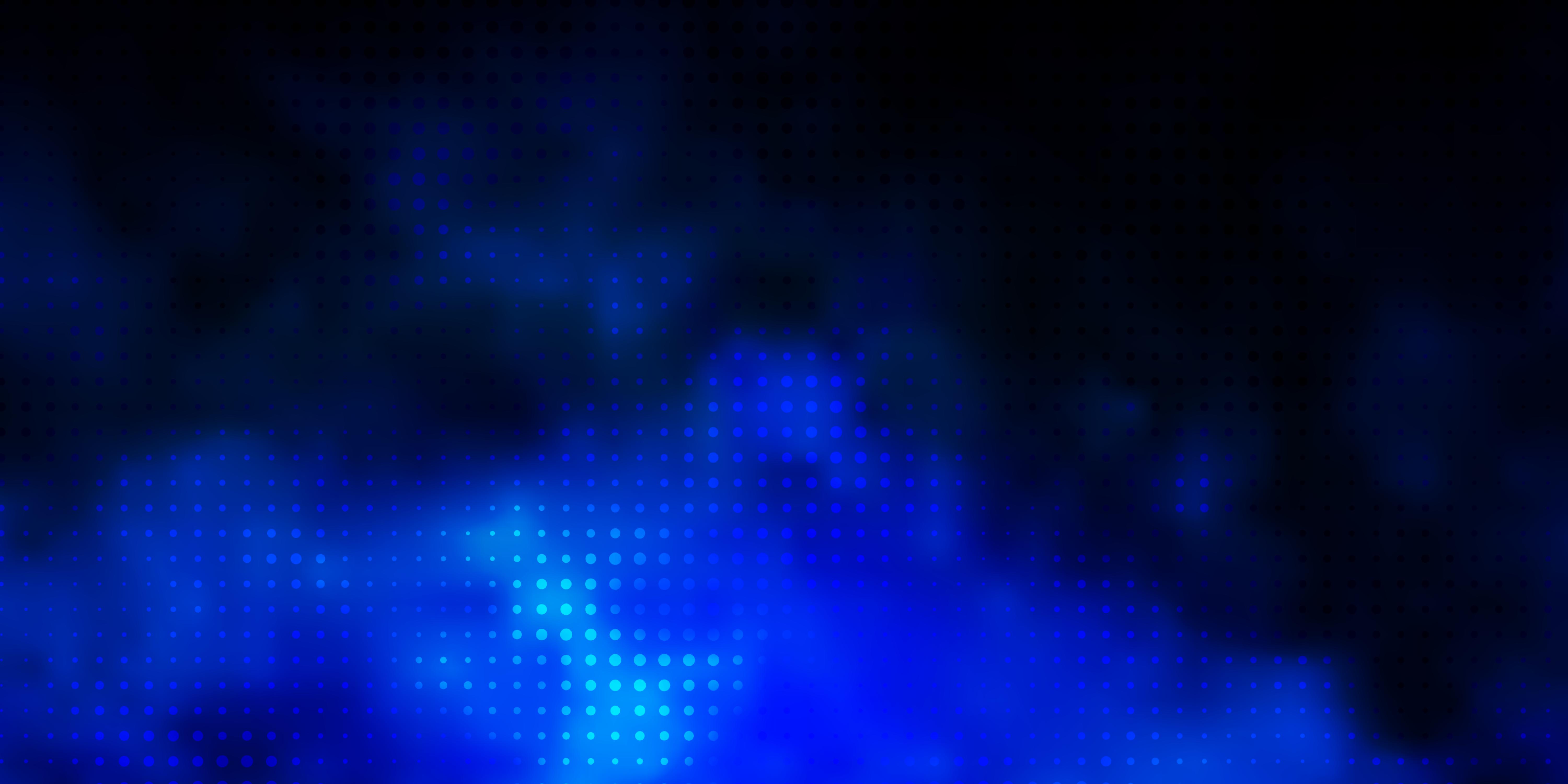 Dark Blue Vector Texture With Disks Abstract Decorative Design In Gradient Style With Bubbles