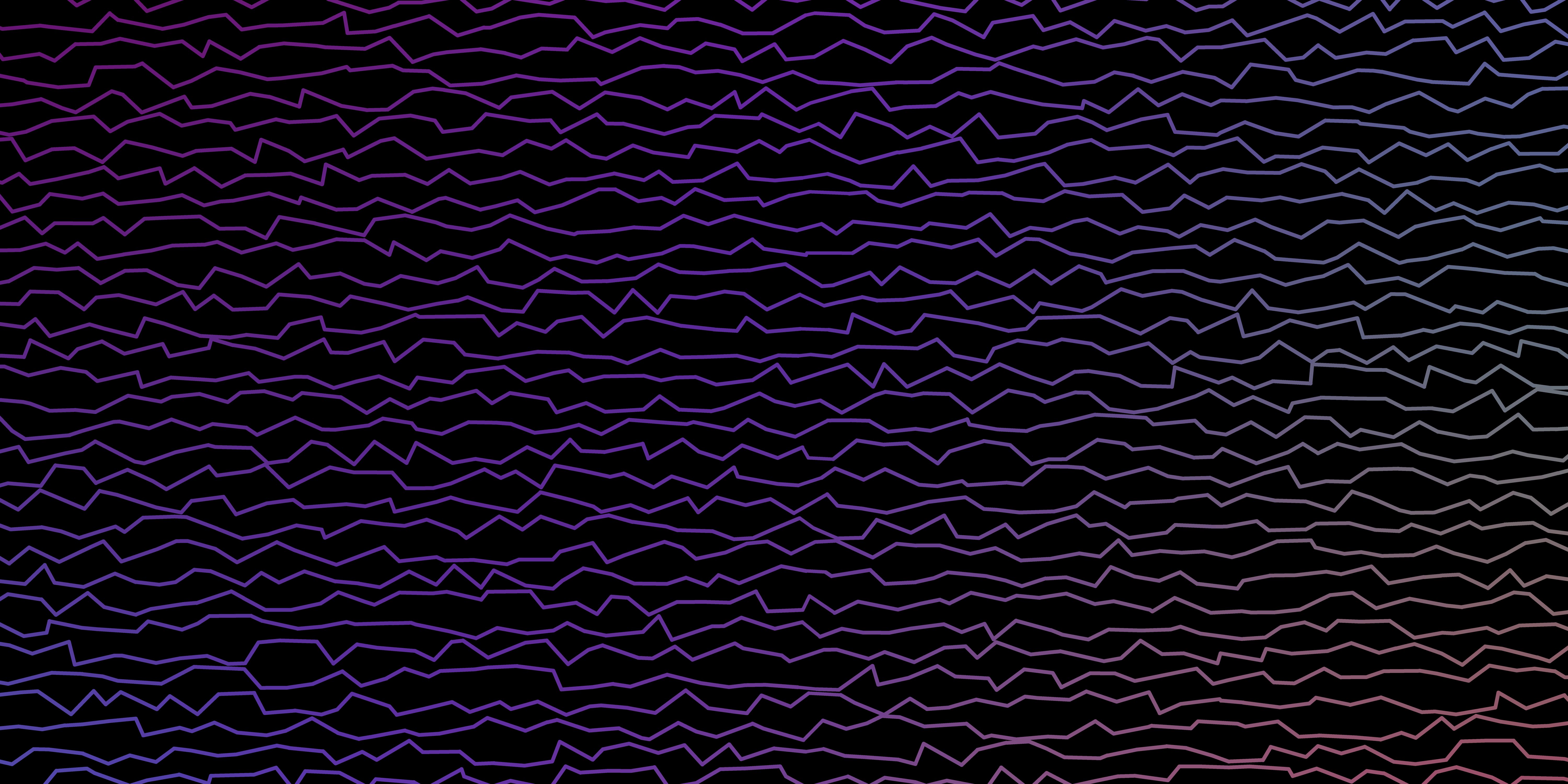 Dark Multicolor Vector Background With Bent Lines Gradient Illustration In Simple Style With