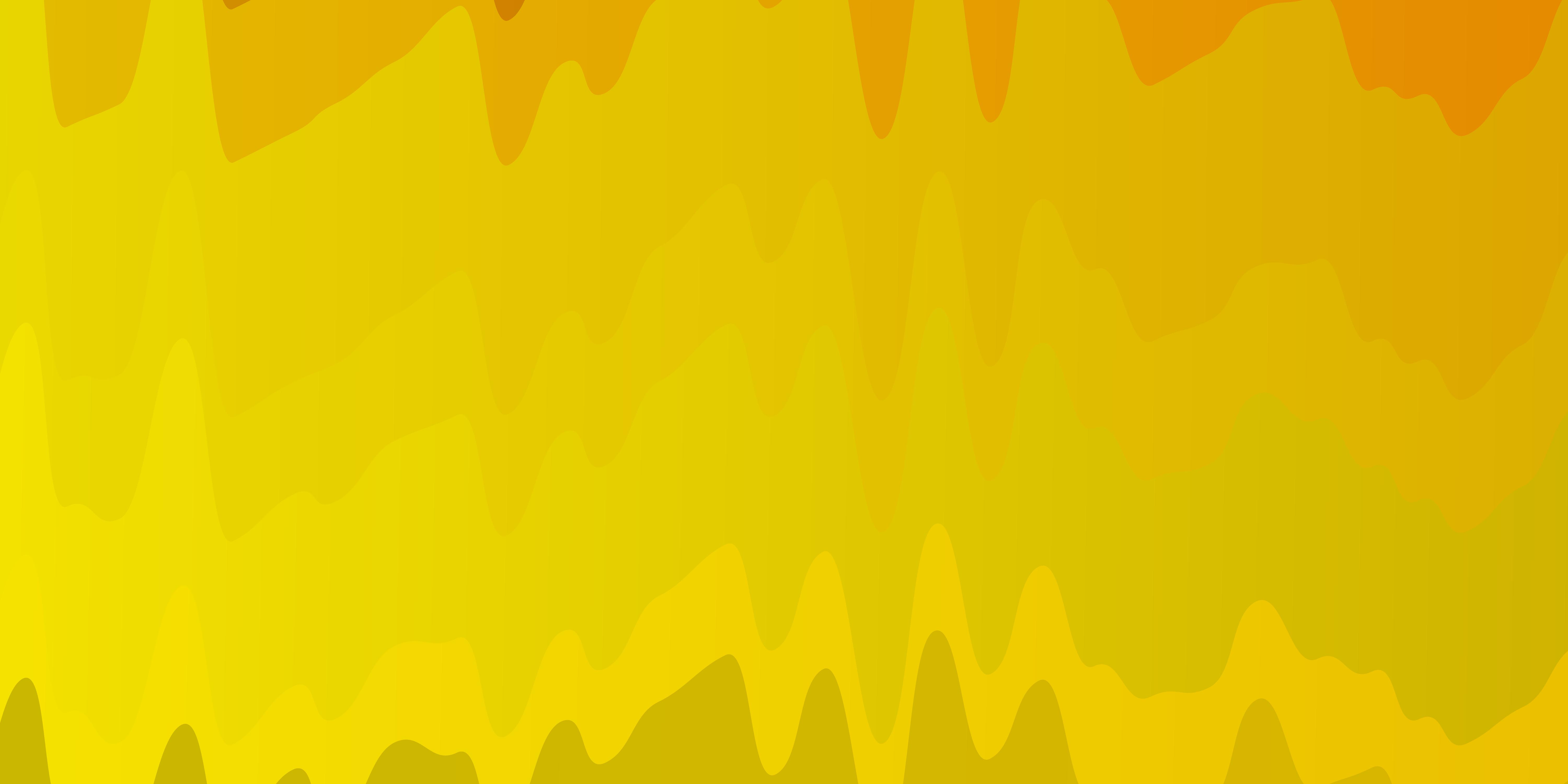 Light Orange Vector Template With Curved Lines Bright Illustration With Gradient Circular Arcs