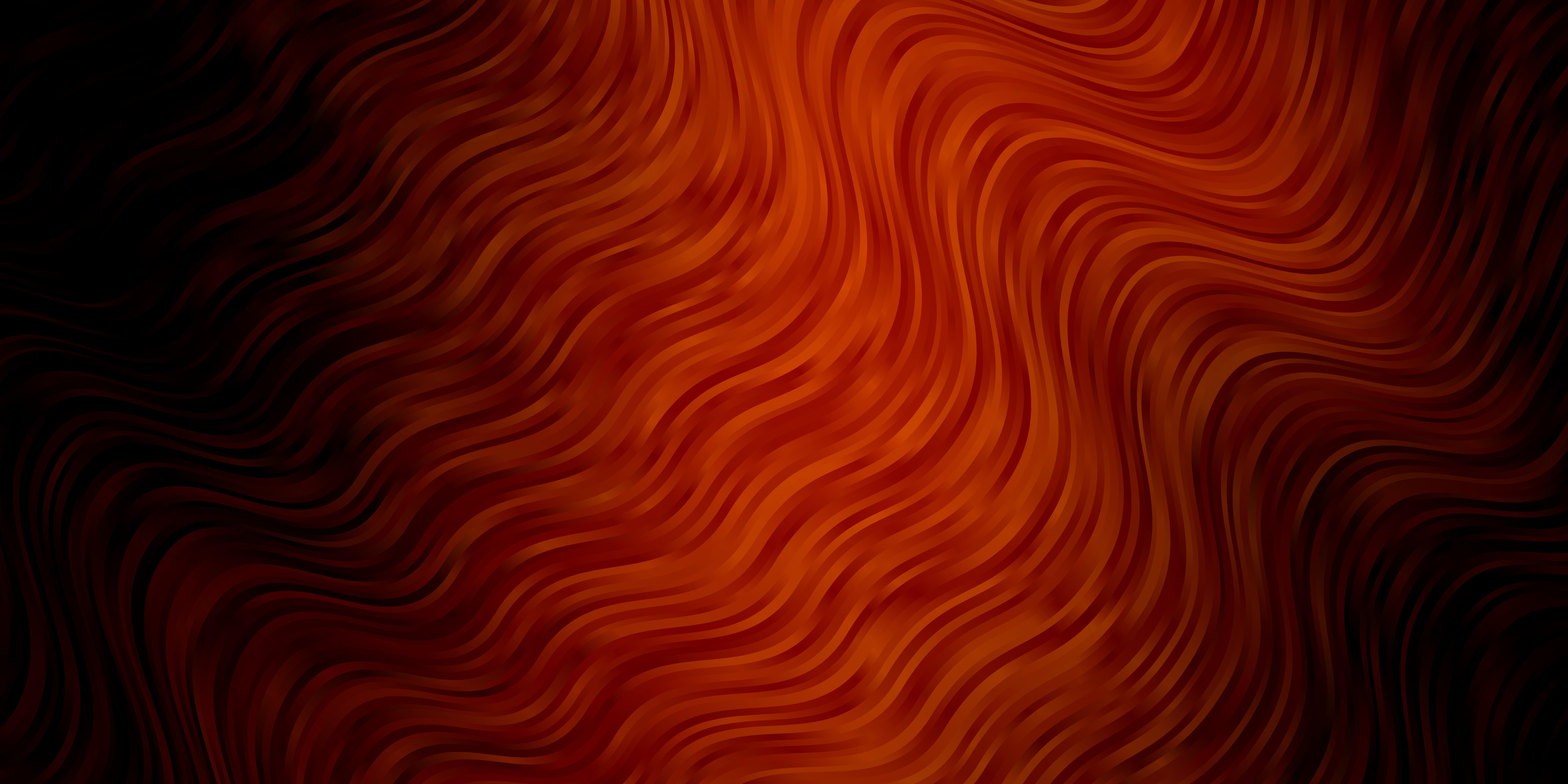 Dark Orange Vector Background With Bows Colorful Geometric Sample With Gradient Curves Pattern