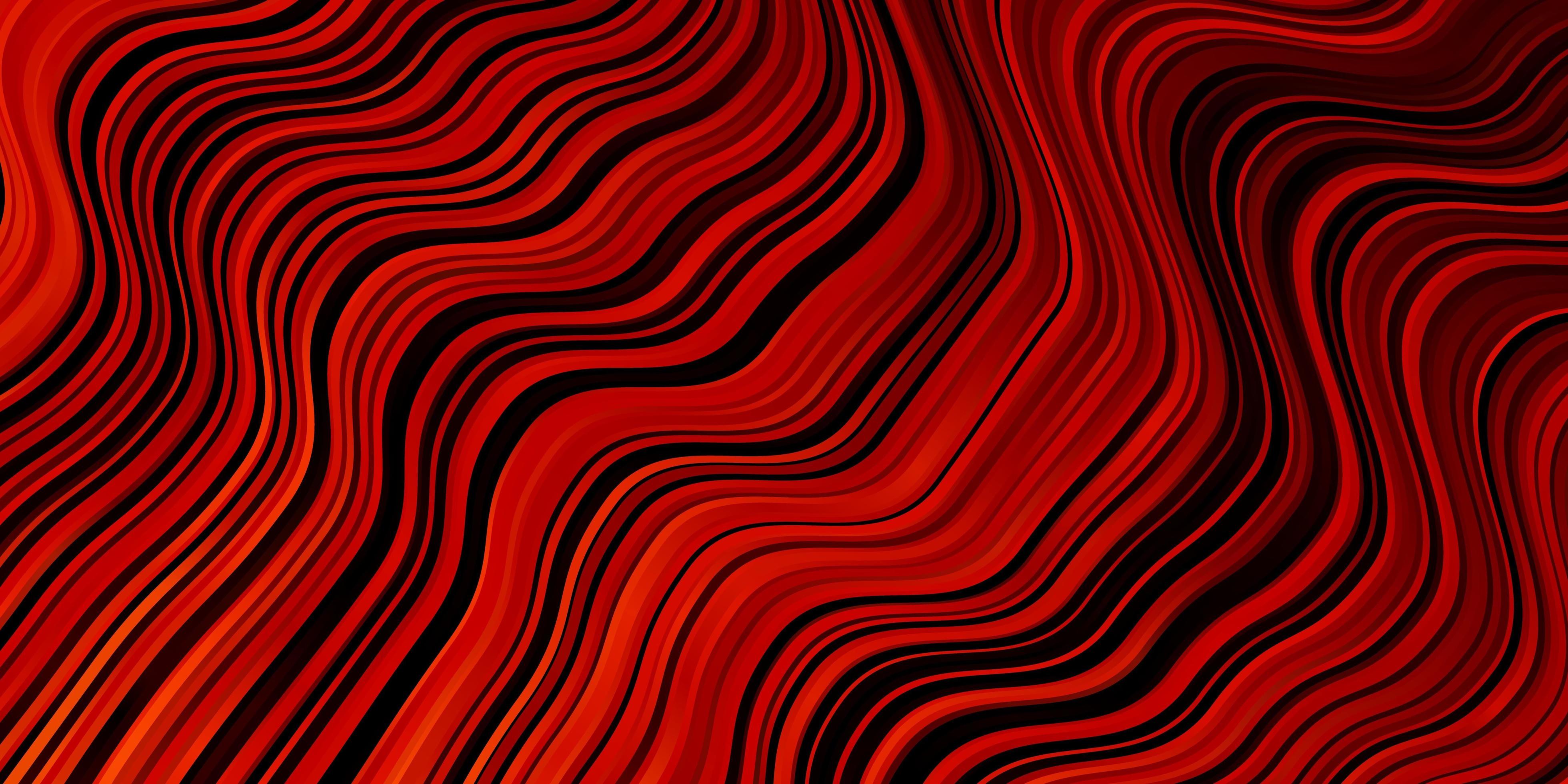 Light Orange Vector Background With Wry Lines Colorful Illustration In Circular Style With Lines