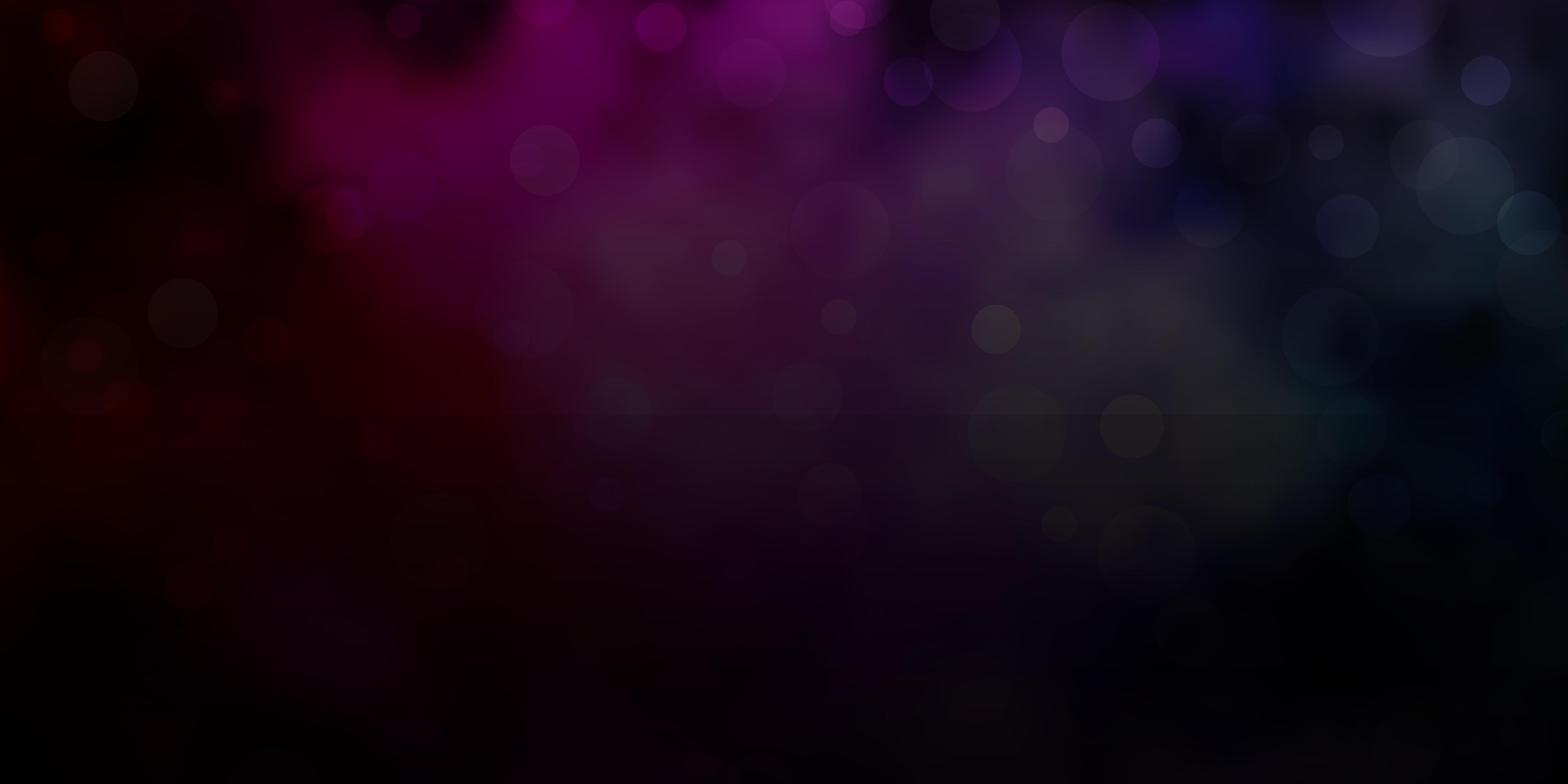 Dark Pink Green Vector Background With Circles Abstract Colorful Disks On Simple Gradient