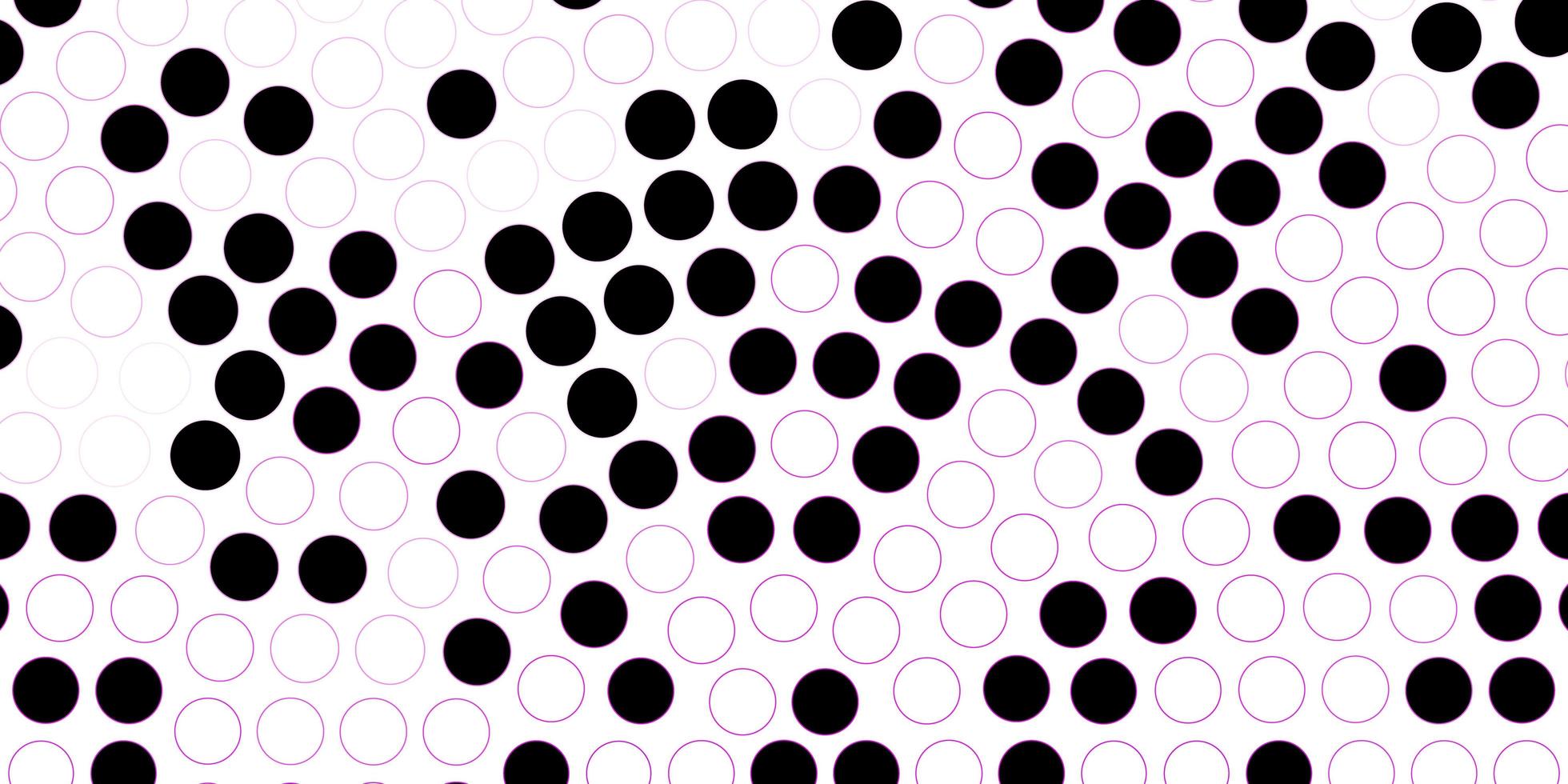 Dark Purple Vector Texture With Disks Illustration With Set Of Shining Colorful Abstract Spheres