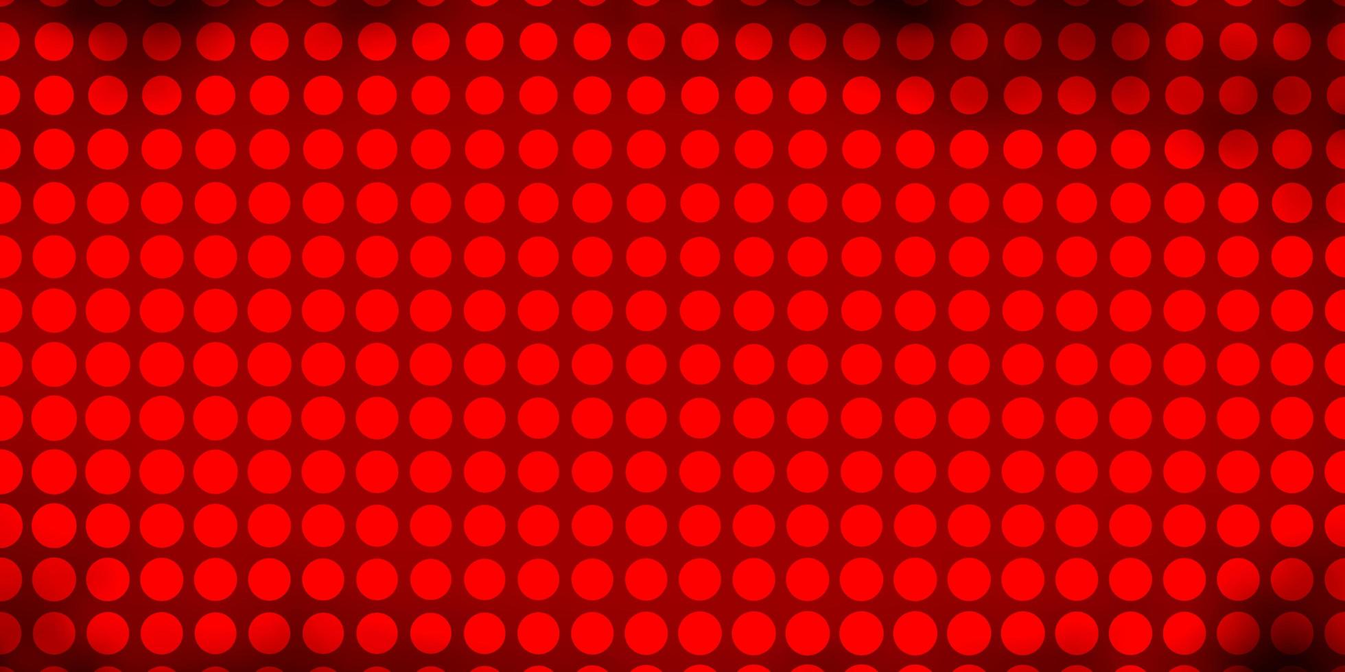 Dark Red Vector Layout With Circles Abstract Colorful Disks On Simple Gradient Background