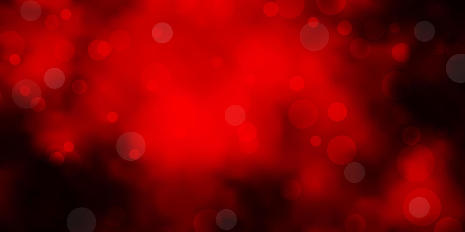 Dark Red Vector Layout With Circle Shapes Abstract Decorative Design In Gradient Style With