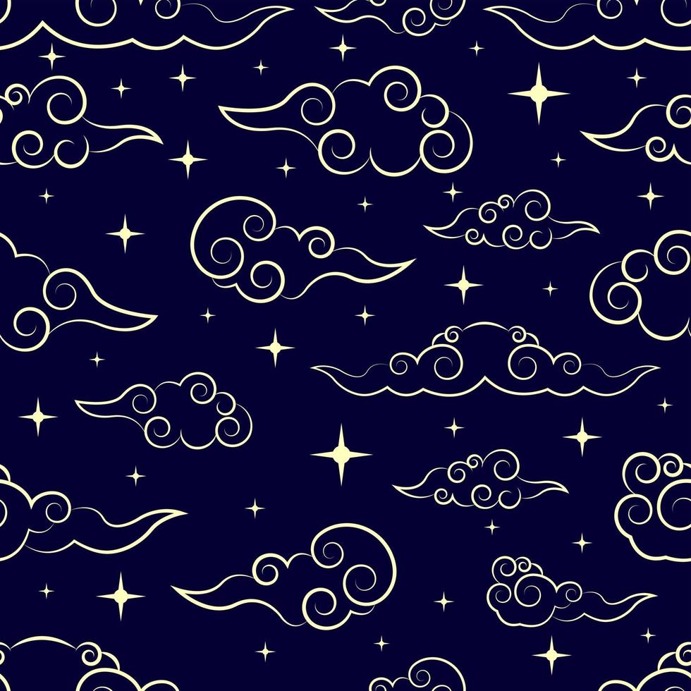 Clouds Seamless Pattern 2549592 Vector Art at Vecteezy