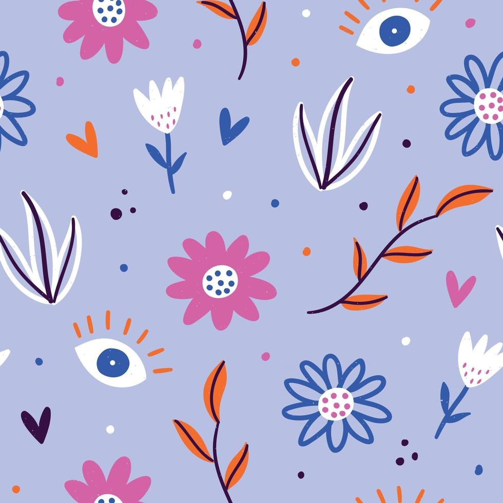 Spring floral seamless pattern 2551323 Vector Art at Vecteezy