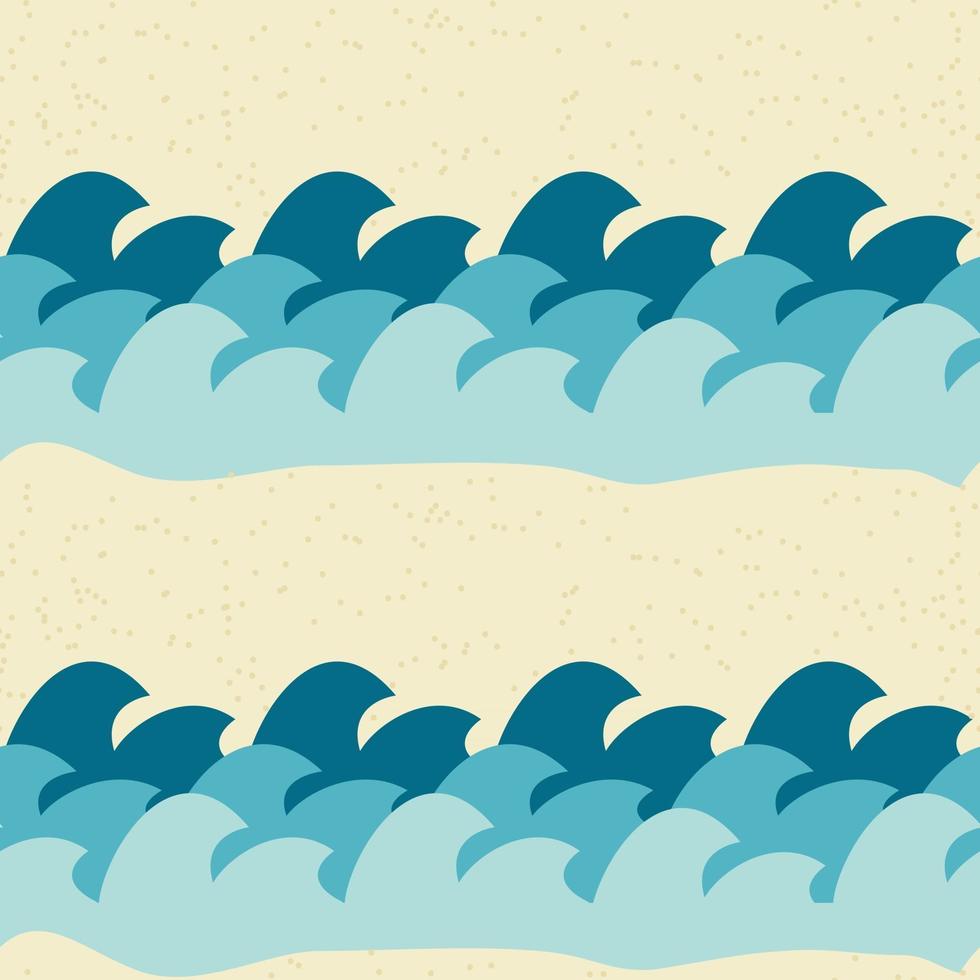 Abstract Simple Wave Seamless Pattern Background 2557456 Vector Art at ...