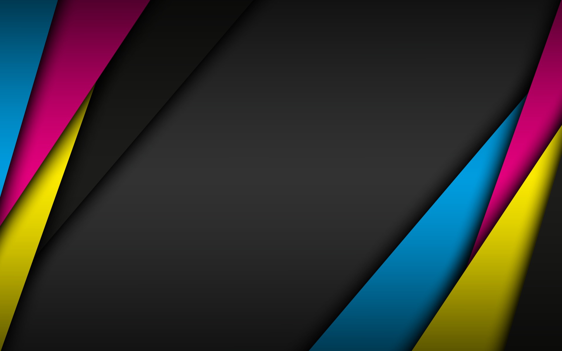 Black Modern Material Background With Overlapped Layers In Cmyk Colors Template For Your