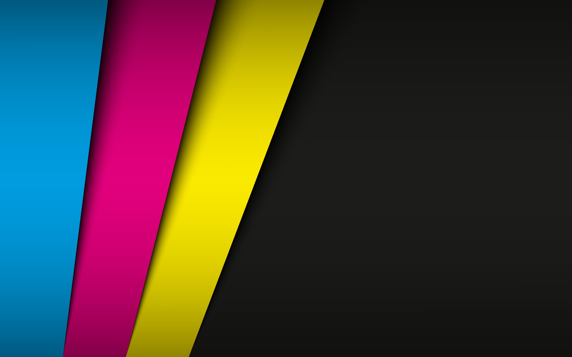 Black Modern Material Background With Overlapped Layers In Cmyk Colors Template For Your