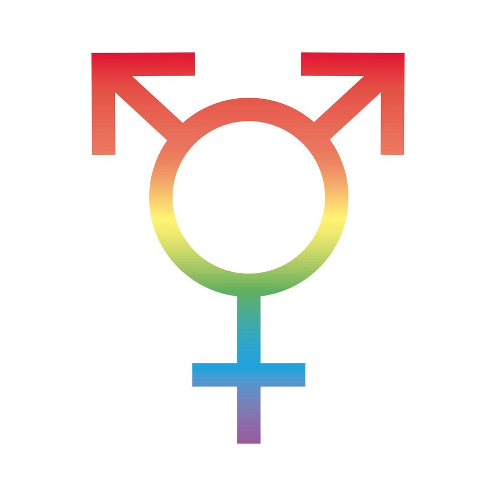 Bisexual Man Gender Symbol Of Sexual Orientation Gradient Style Icon 2564884 Vector Art At Vecteezy