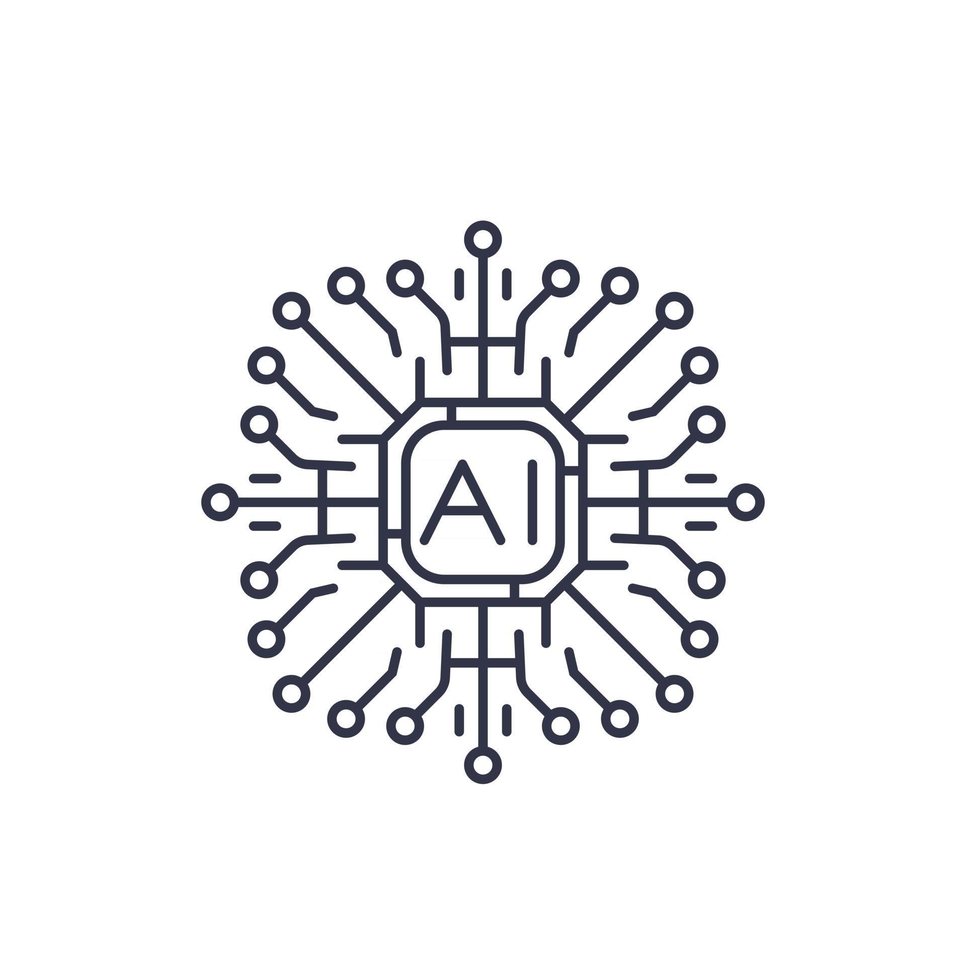 icono de inteligencia artificial ai 2565586 Vector en Vecteezy