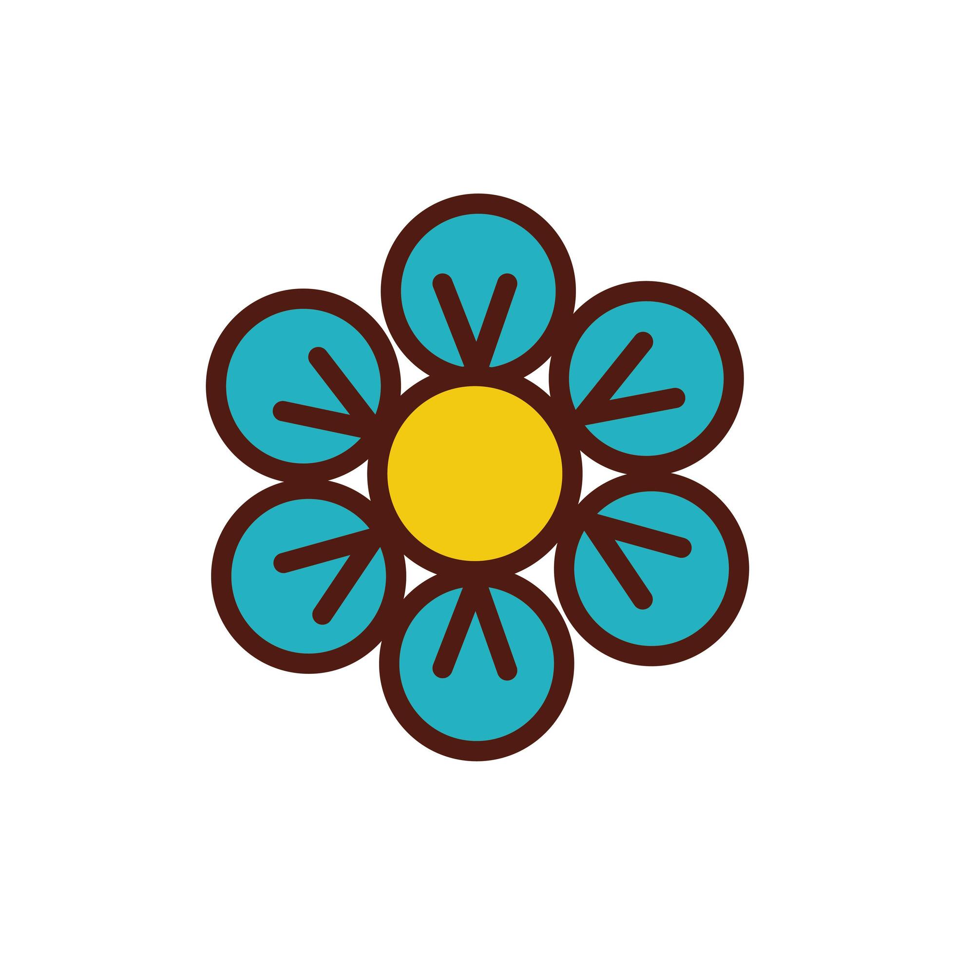 beautifull flower garden spring flat style 2569664 Vector Art at Vecteezy