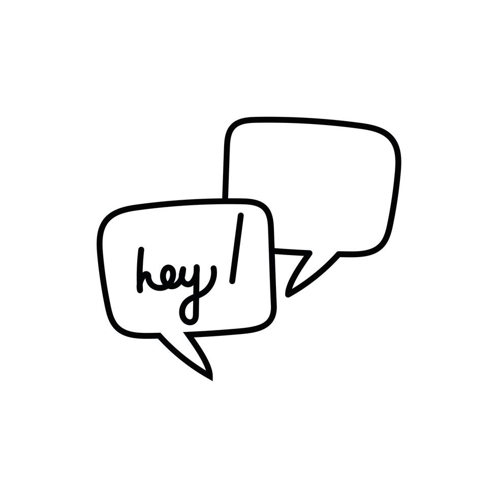 speech bubbles messages isolated icon 2573052 Vector Art at Vecteezy