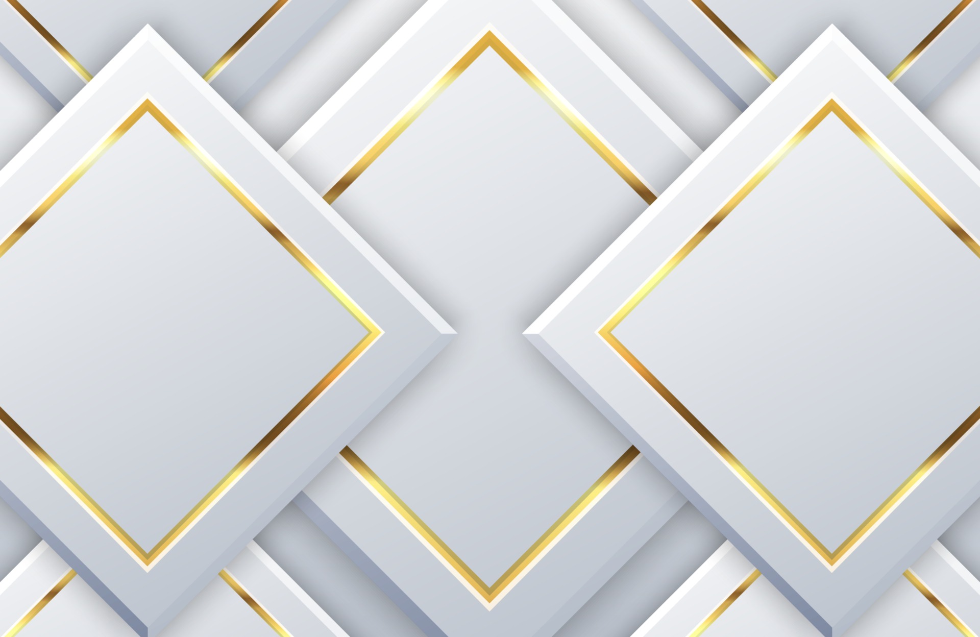 Modern white background with shiny gold geometric element. Elegant ... Modern white background with shiny gold geometric element. Elegant ...