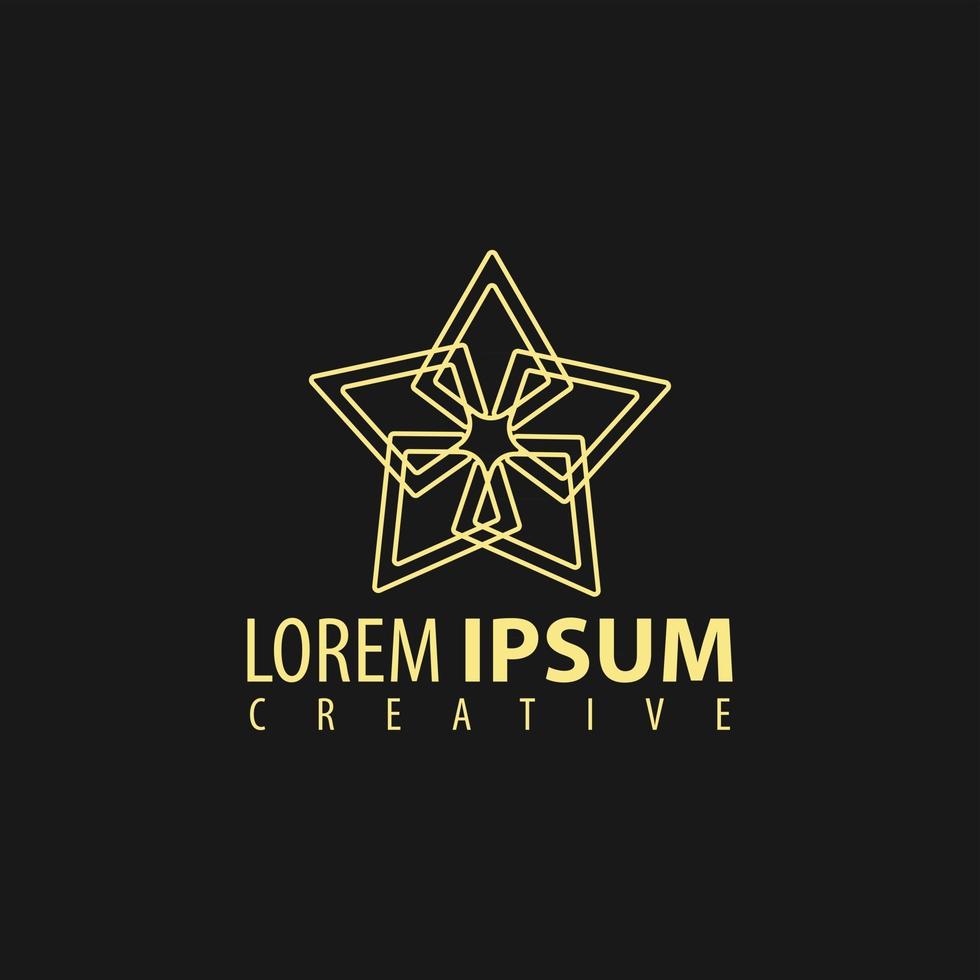 Premium Luxury Gold Star logo designs 2579936 Vector Art at Vecteezy