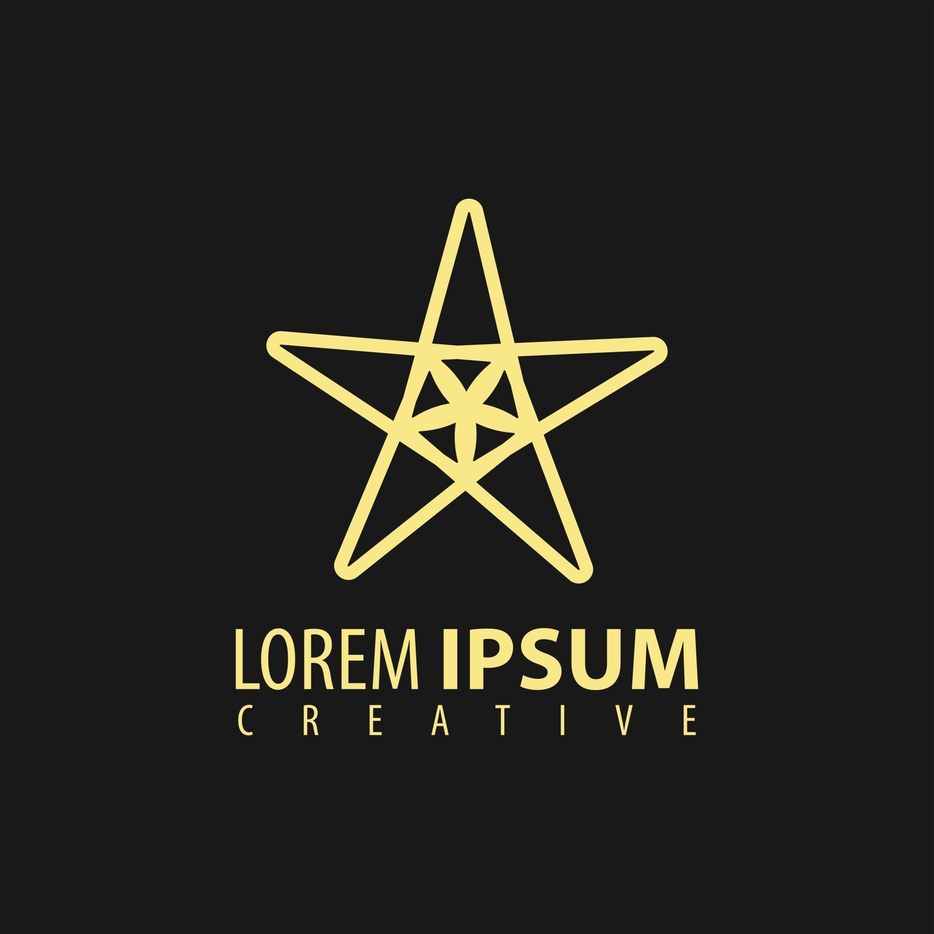 Premium Luxury Gold Star logo designs 2579942 Vector Art at Vecteezy