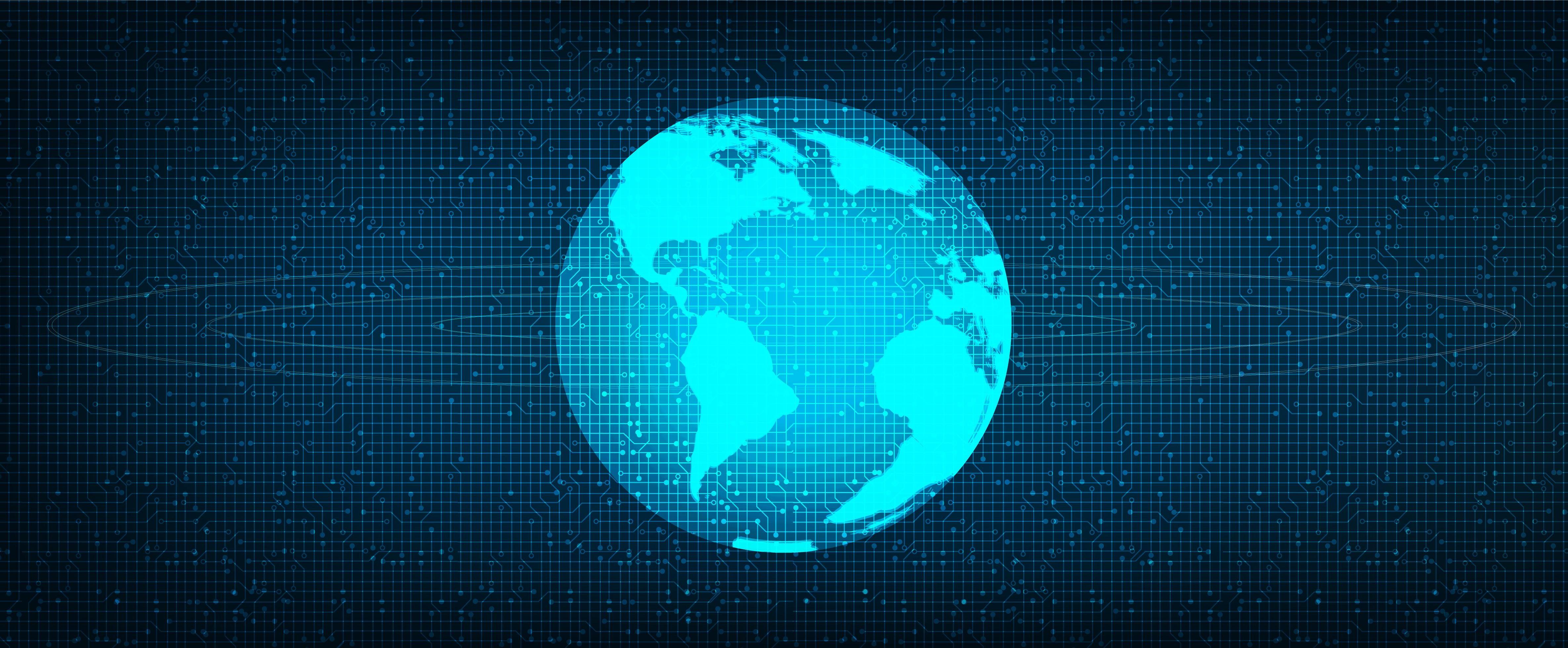 Global Network System Technology Background Connection And Communication Concept Design 2581558