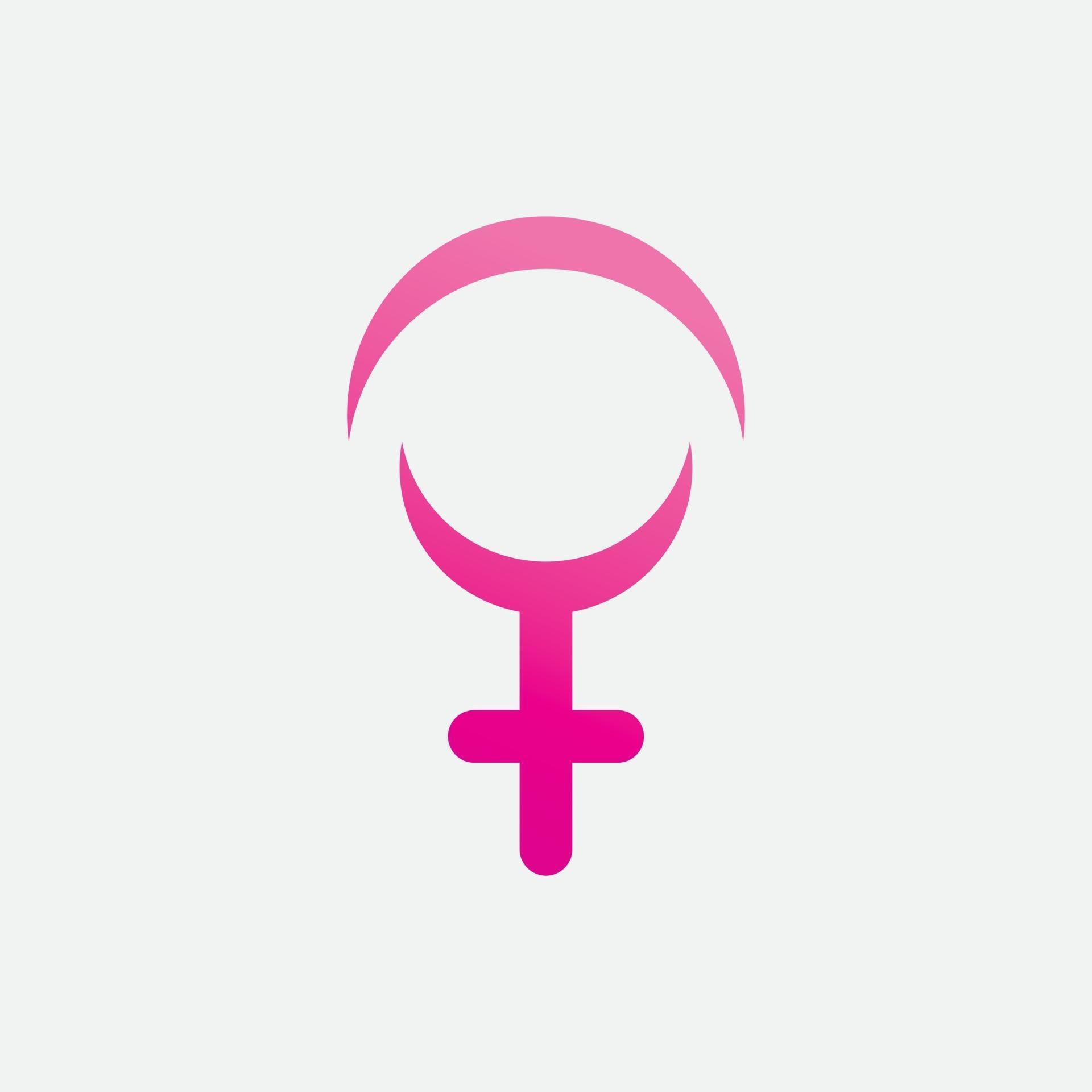 Logotipo De Símbolo De Género De Sexo E Igualdad De Hombres Y Mujeres