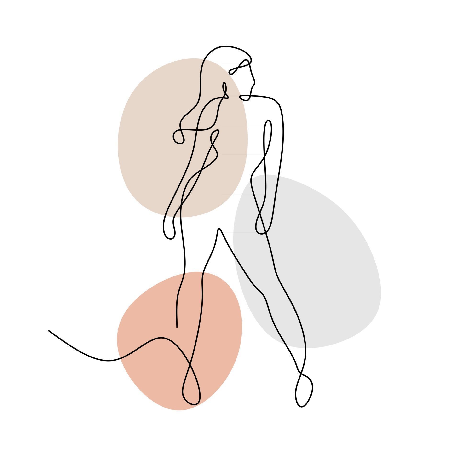 Línea continua de cuerpo de mujer abstracta sola línea de mujer hermosa ... Línea continua de cuerpo de mujer abstracta sola línea de mujer hermosa ...