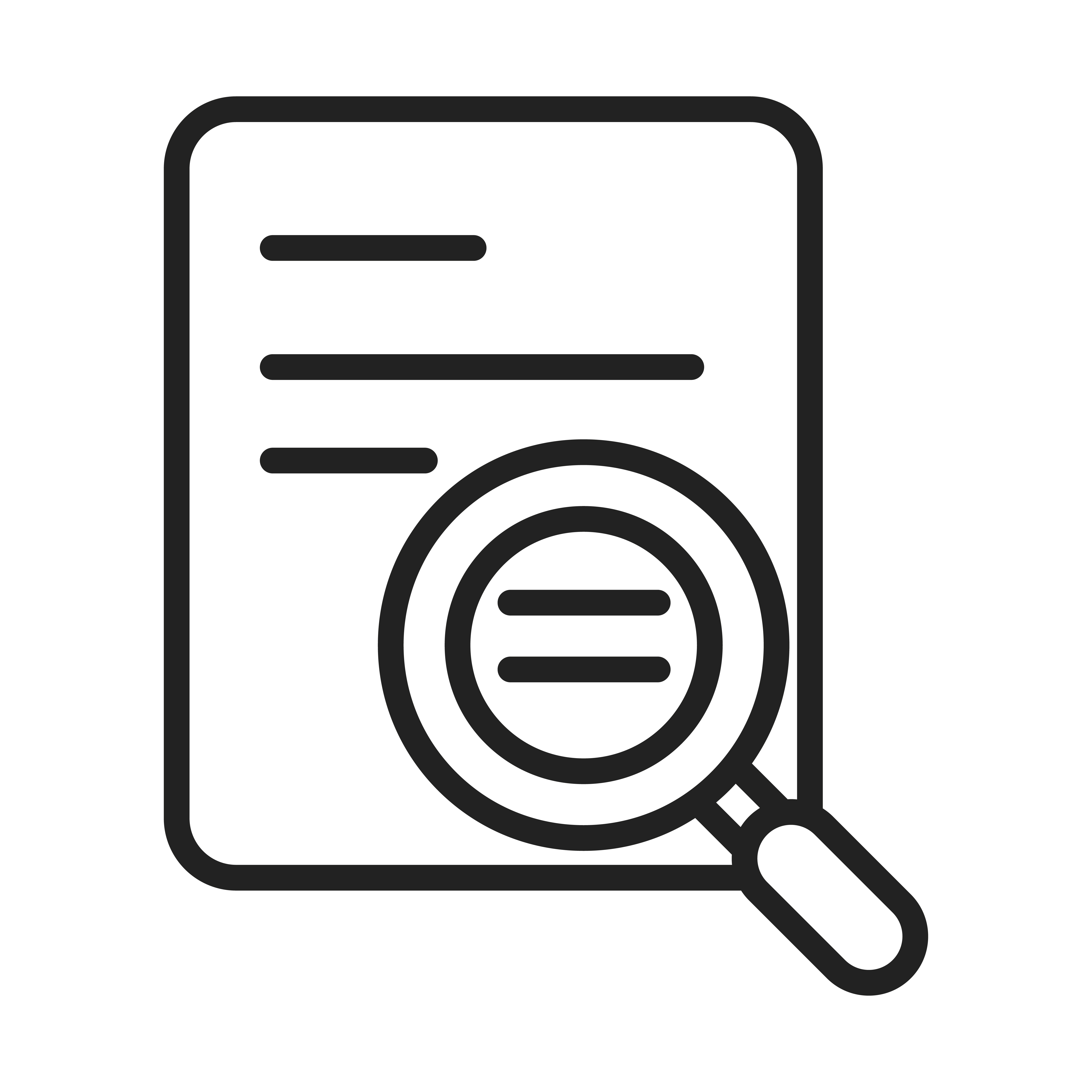 Cyber Security And Information Or Network Protection Data Magnifier Analysis Line Style Icon